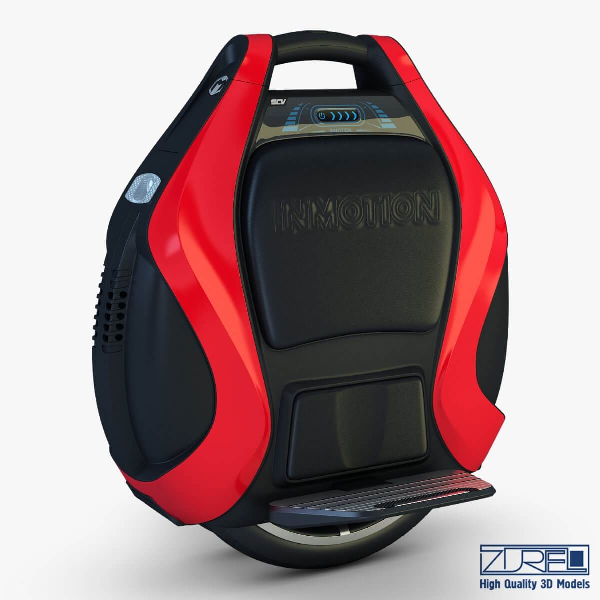 Inmotion V3 Pro Red - 3D Model by Zurel