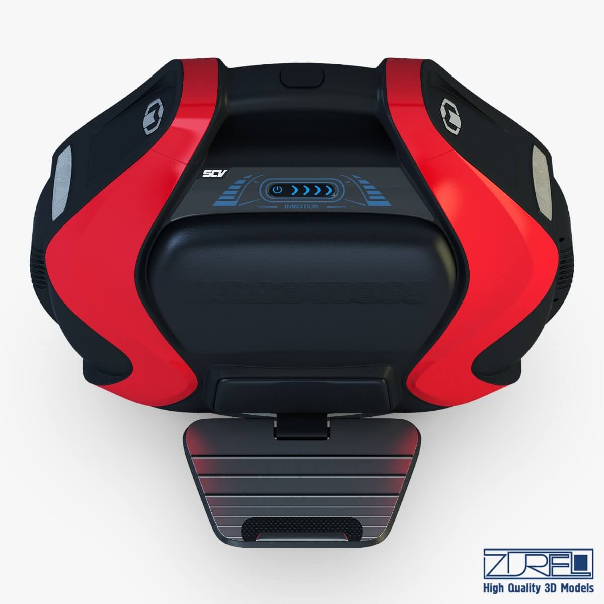 Inmotion V3 Pro Red - 3D Model by Zurel