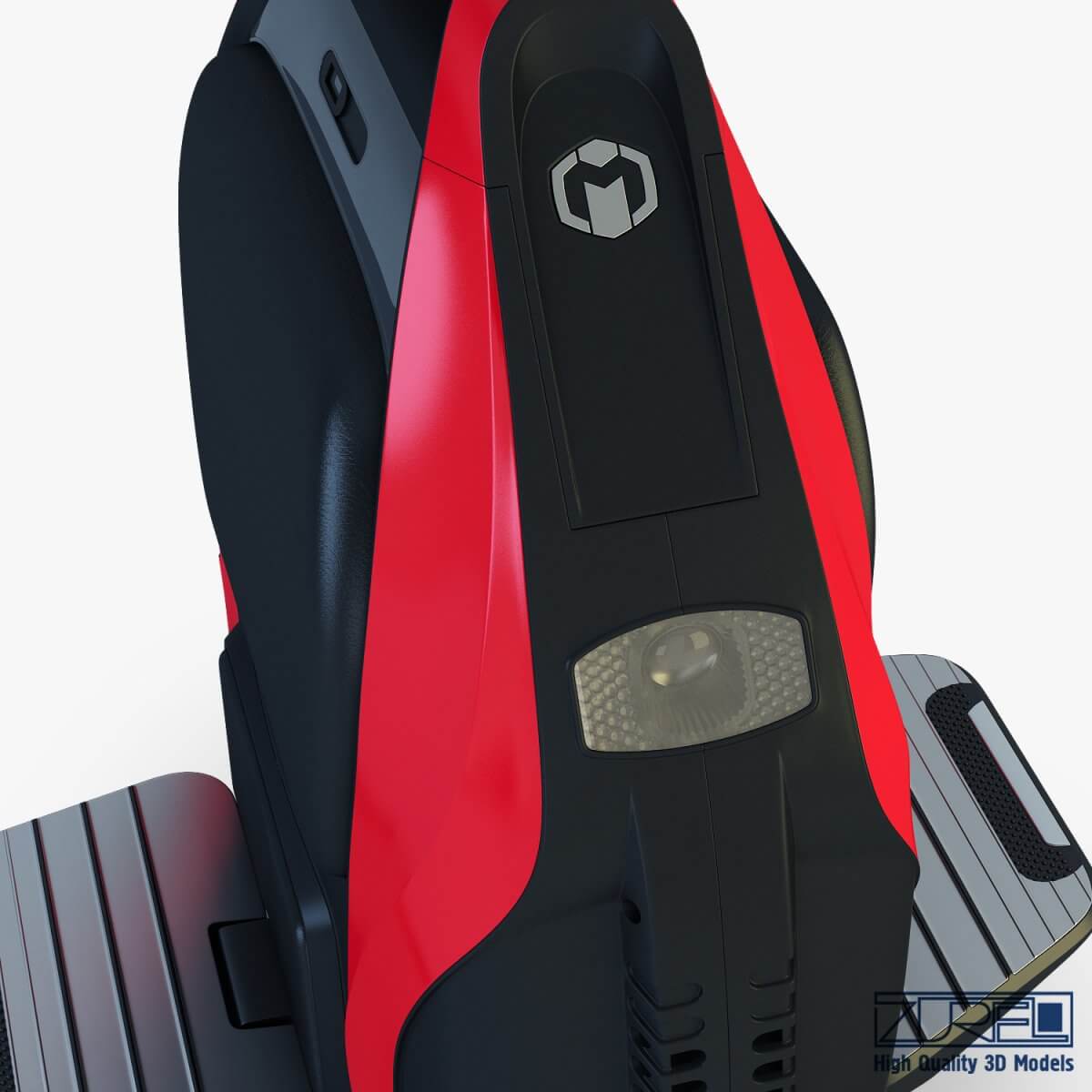 Inmotion V3 Pro Red - 3D Model by Zurel
