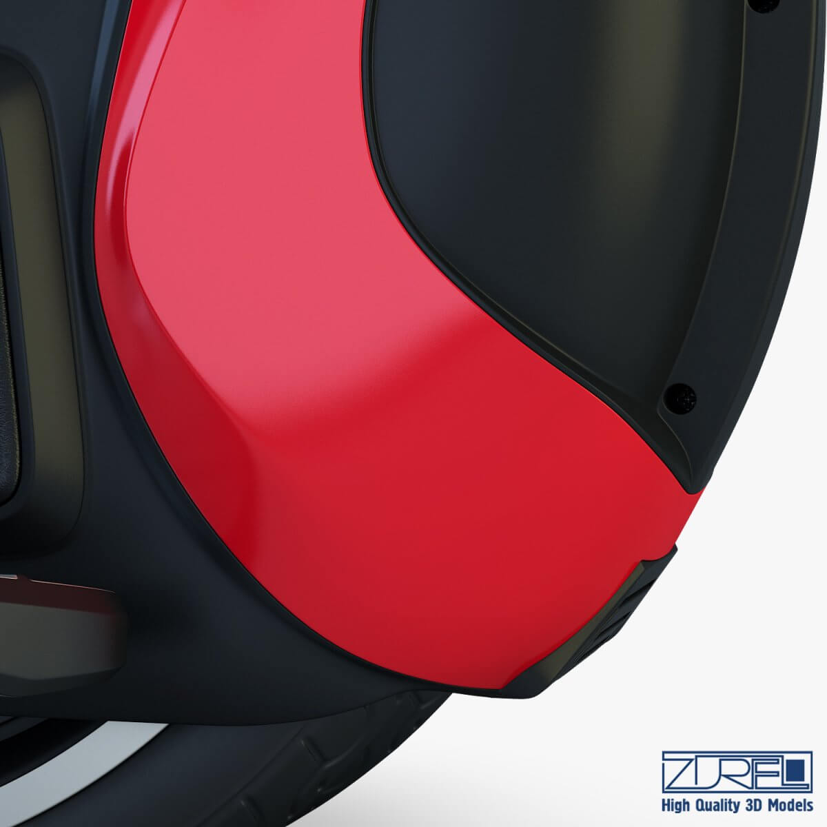 Inmotion V3 Pro Red - 3D Model by Zurel