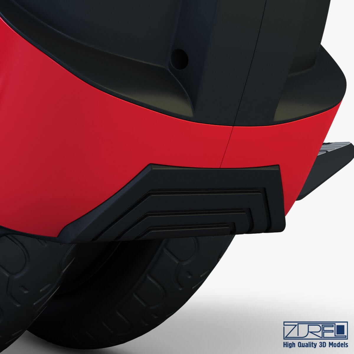 Inmotion V3 Pro Red - 3D Model by Zurel