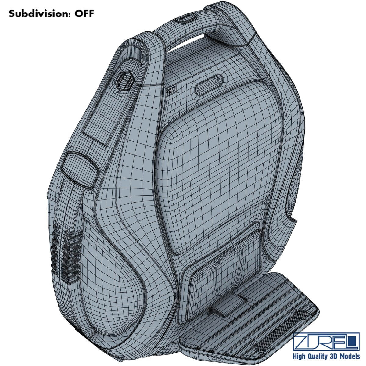 Inmotion V3 Pro Red - 3D Model by Zurel