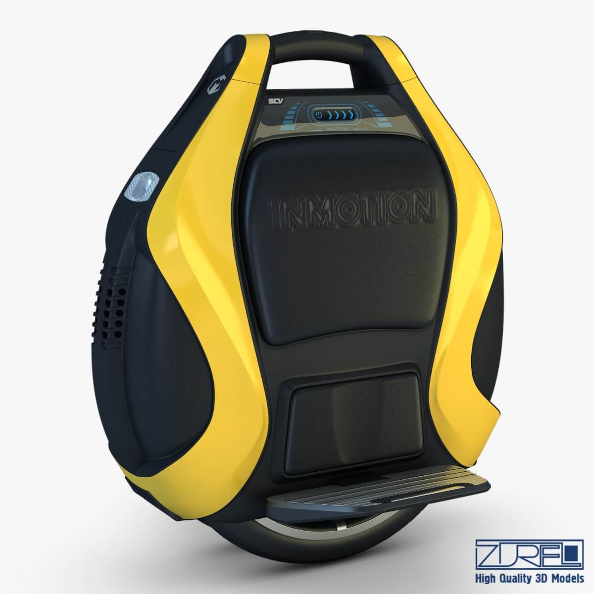 Inmotion V3 Pro Yellow - 3D Model by Zurel