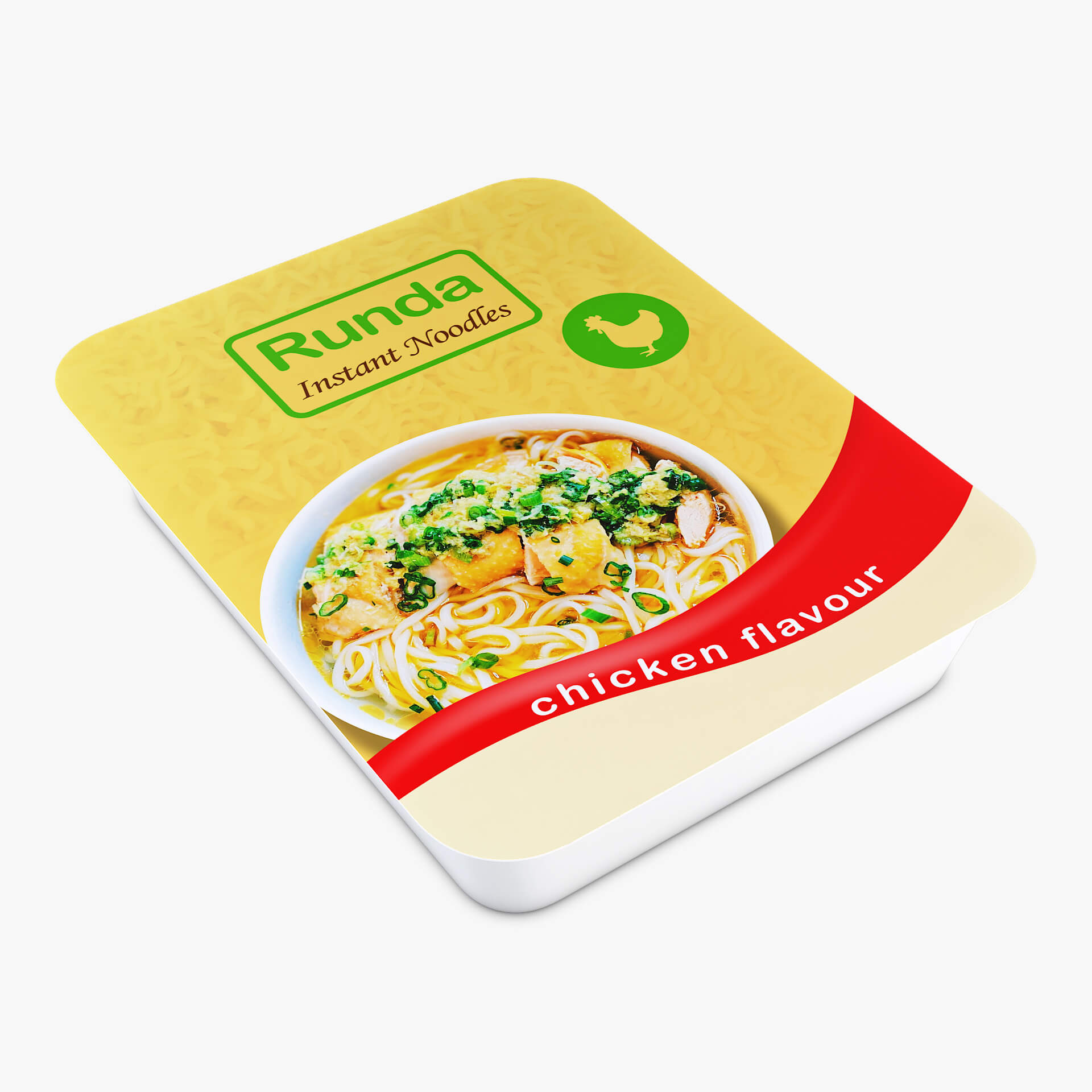 Instant Noodles Packaging Runda Simple M 1 - 3D Model by Zurel