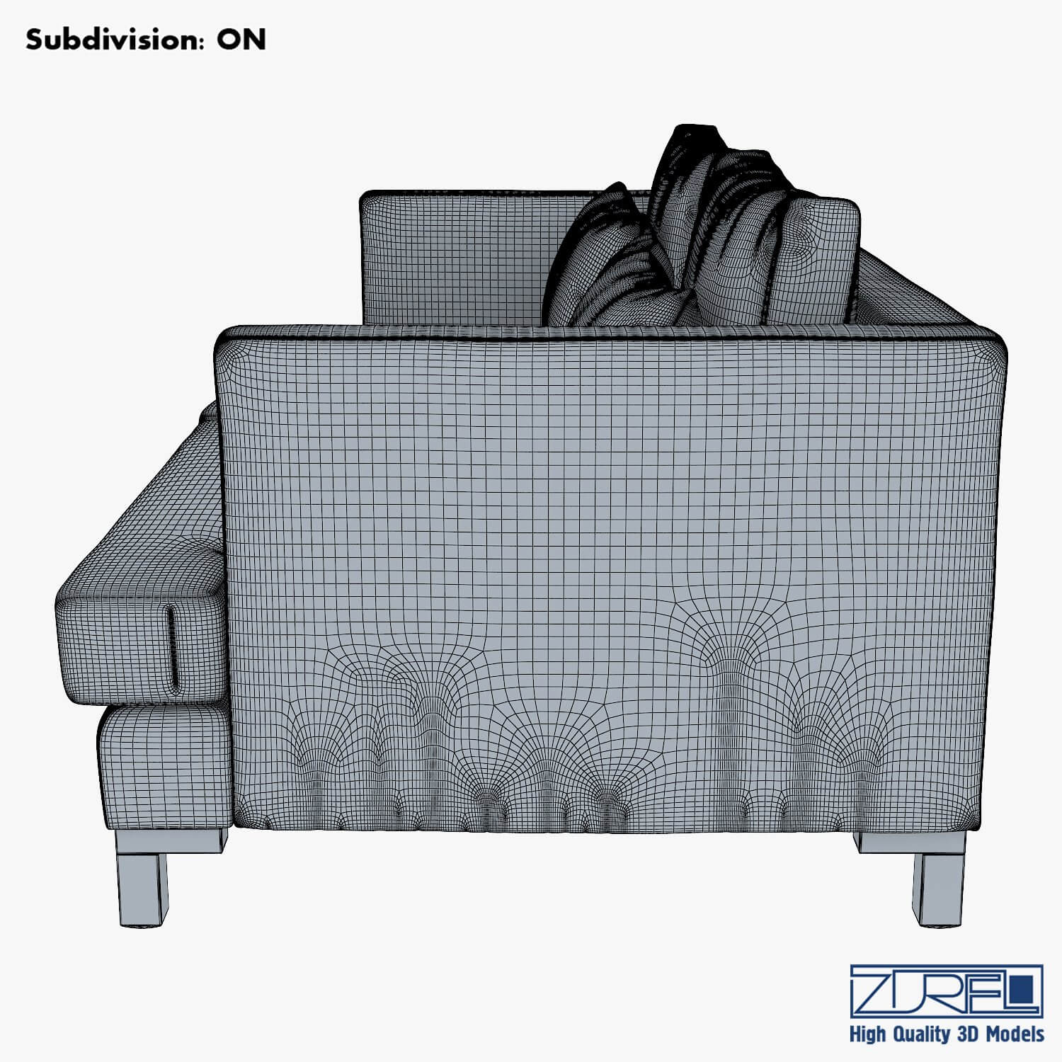 Karina Sofa - 3D Model by Zurel