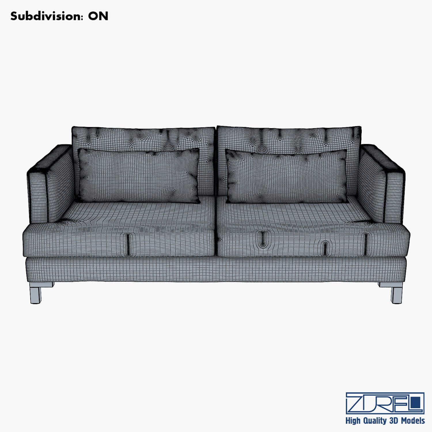 Karina Sofa - 3D Model by Zurel