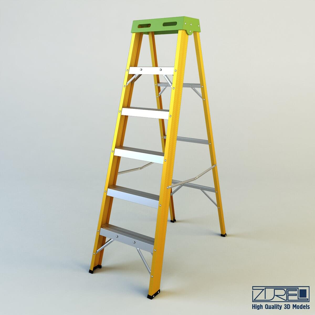 Ladder - 3D Model by Zurel