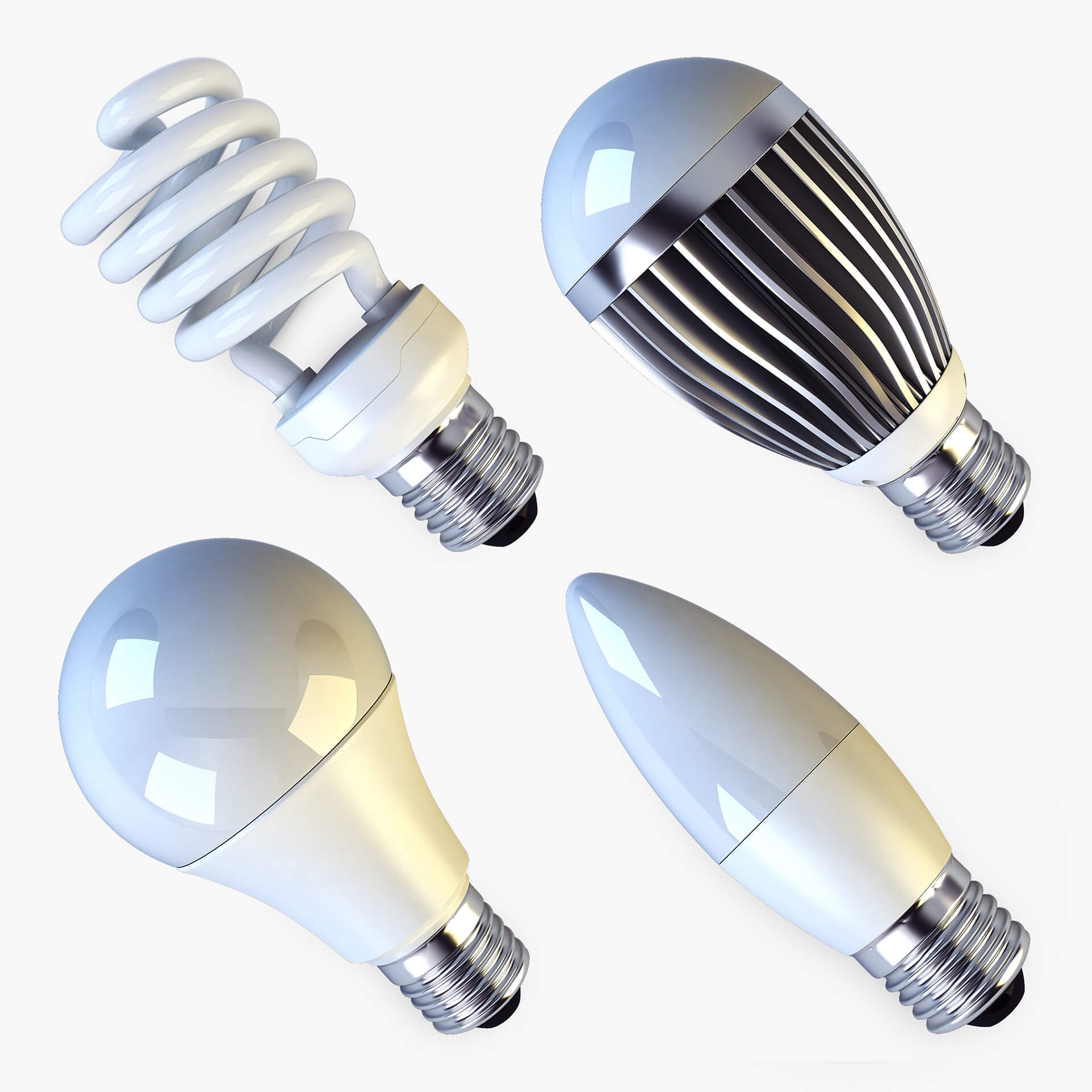 Light Bulbs E27 Collection Volume 1 - 3D Model by Zurel