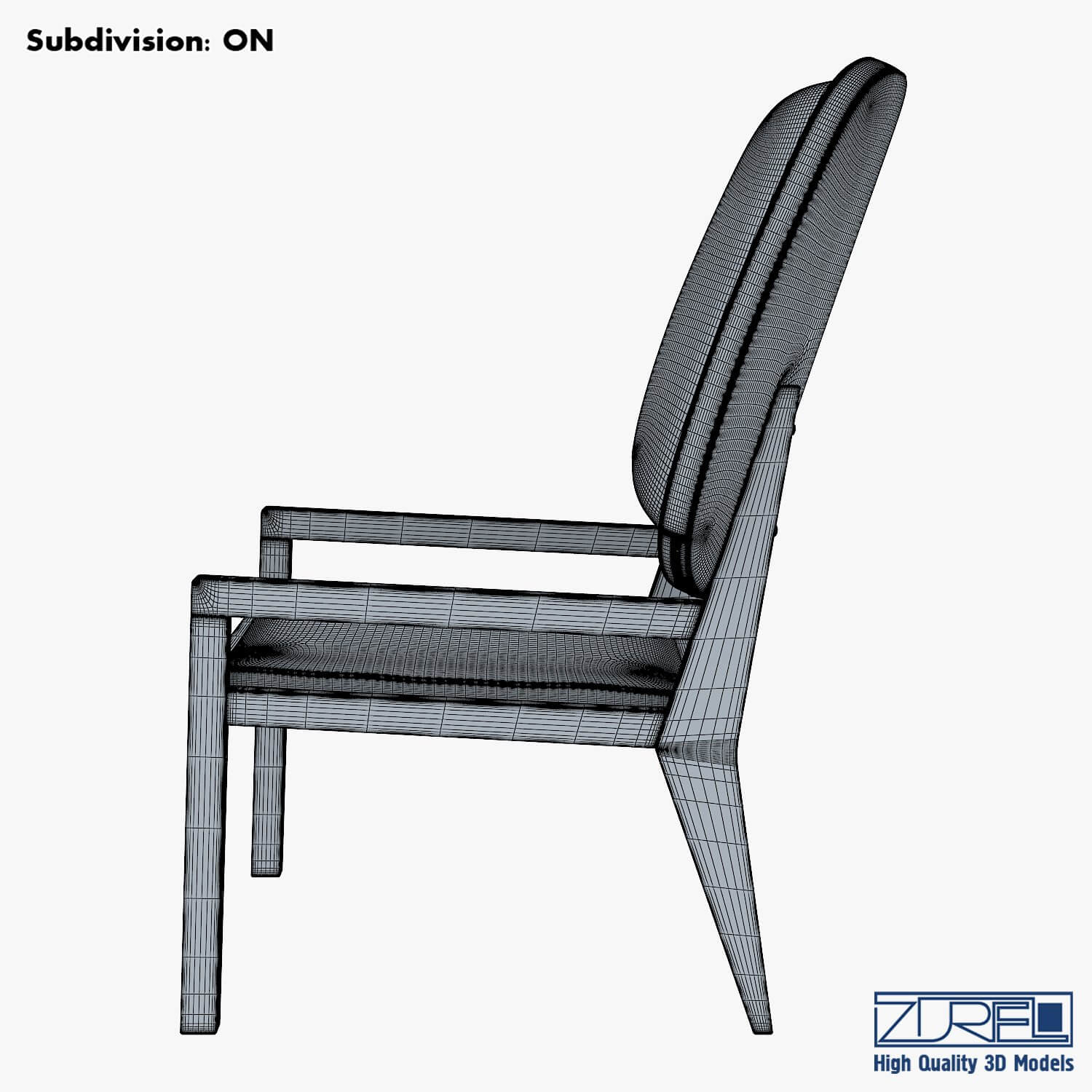 Manga Chair - 3D Model by Zurel