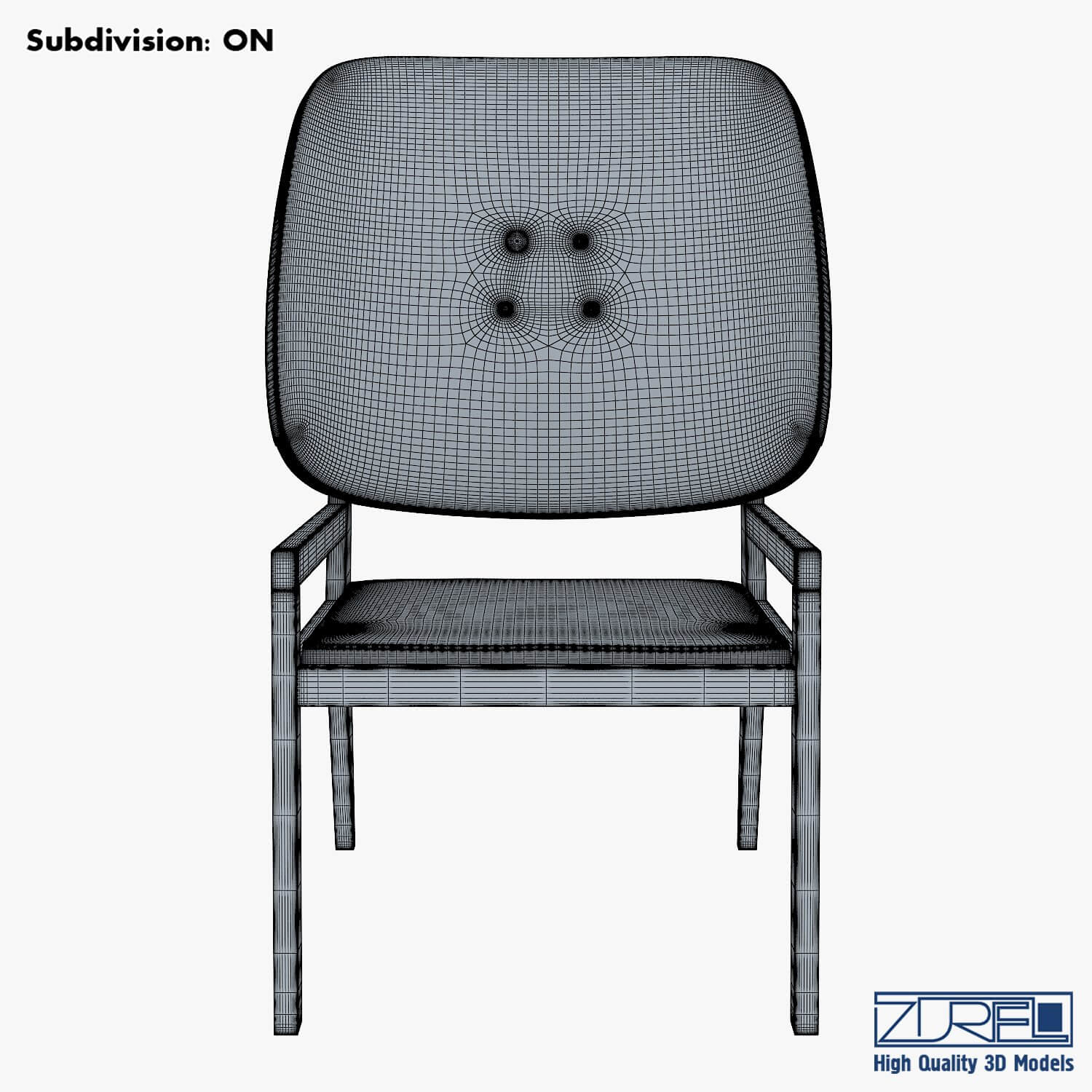 Manga Chair - 3D Model by Zurel