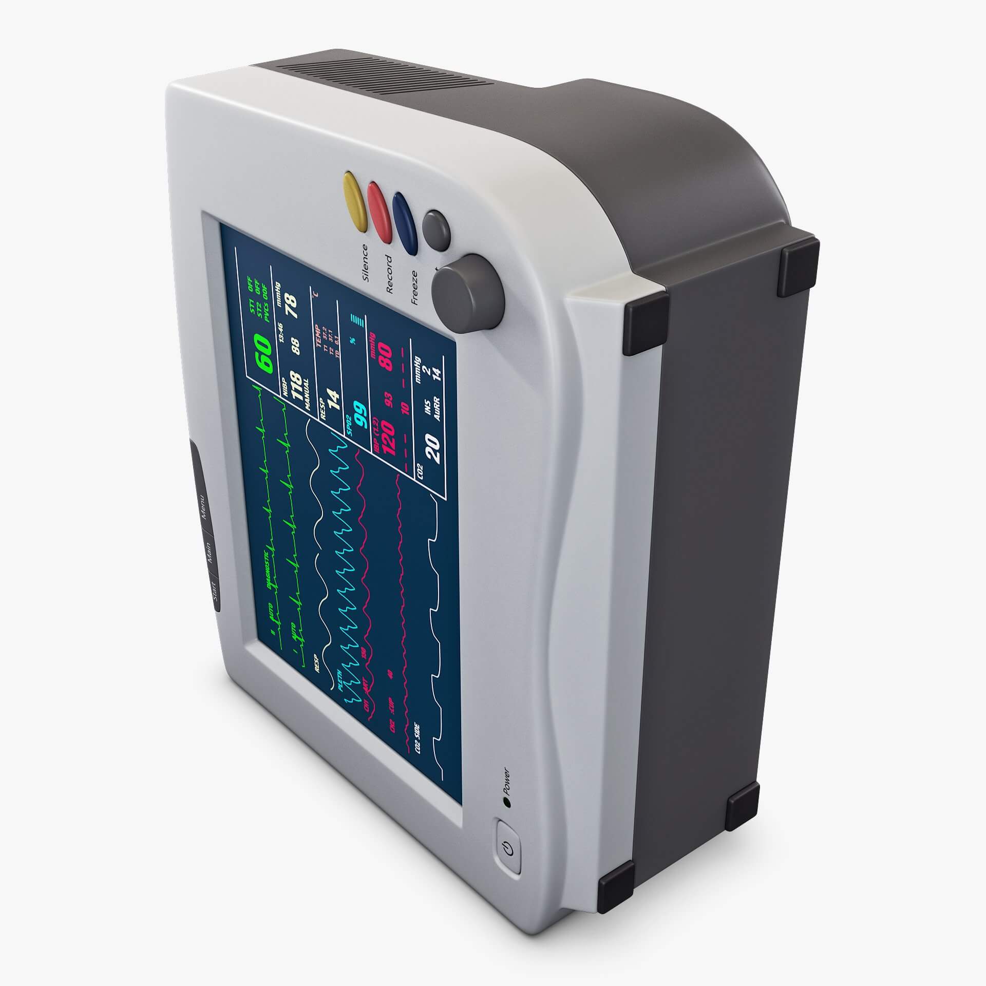 Medical Monitor V 1 - 3D Model by Zurel