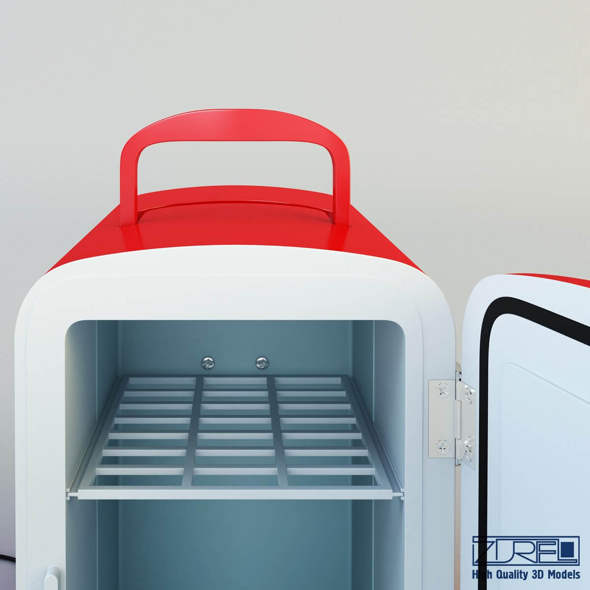 Mini Fridge - 3D Model by Zurel