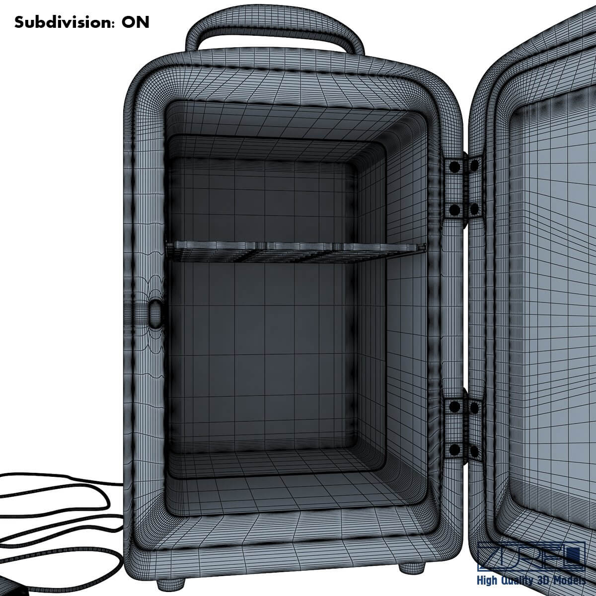 Mini Fridge - 3D Model by Zurel