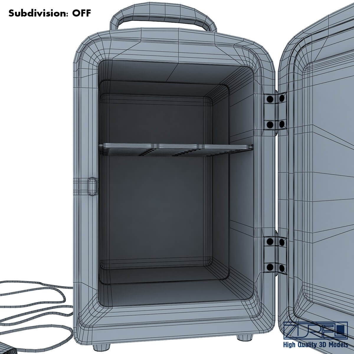 Mini Fridge - 3D Model by Zurel