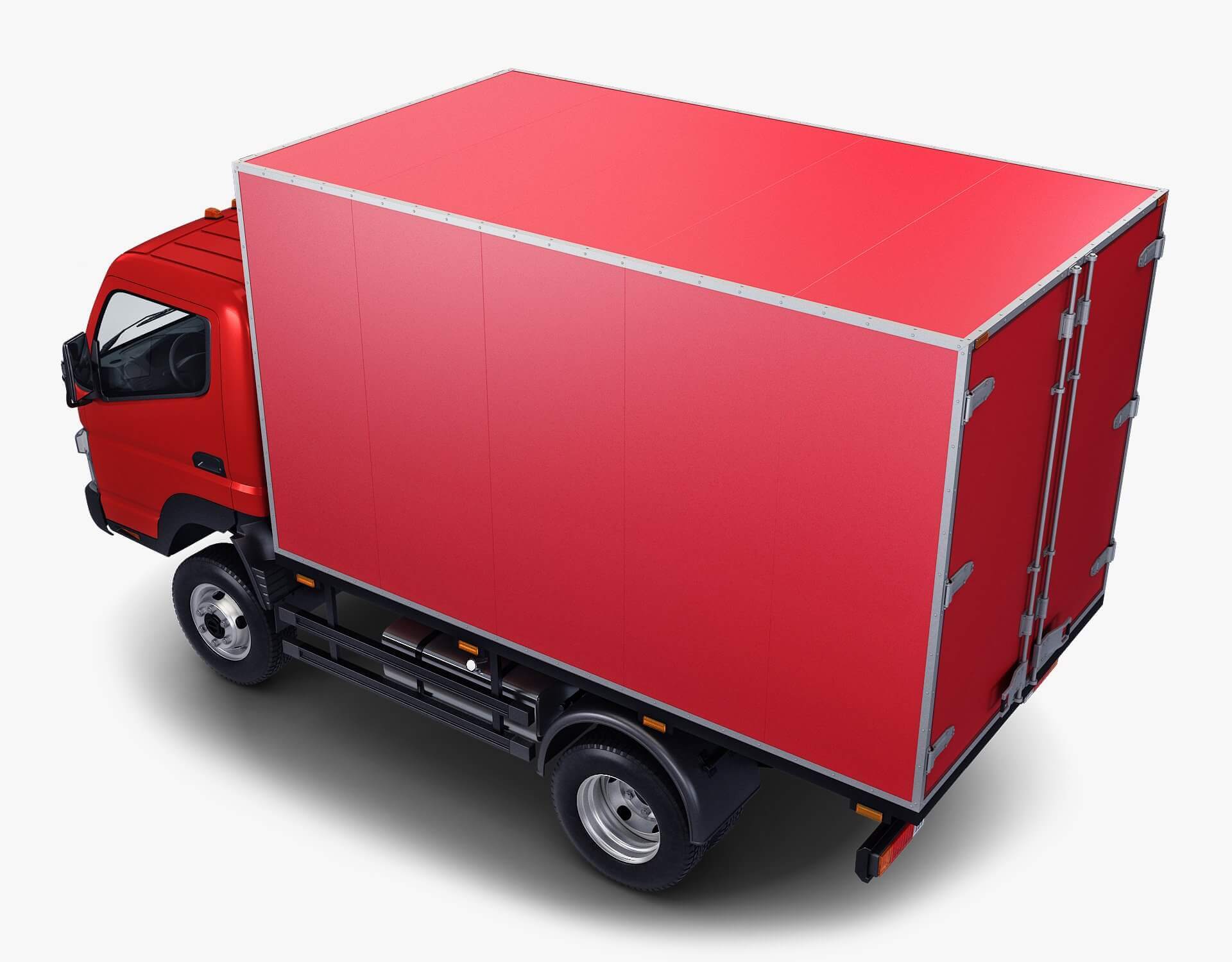 Mitsubishi Fuso Canter 4x4 Box 2016 - 3D Model by Zurel