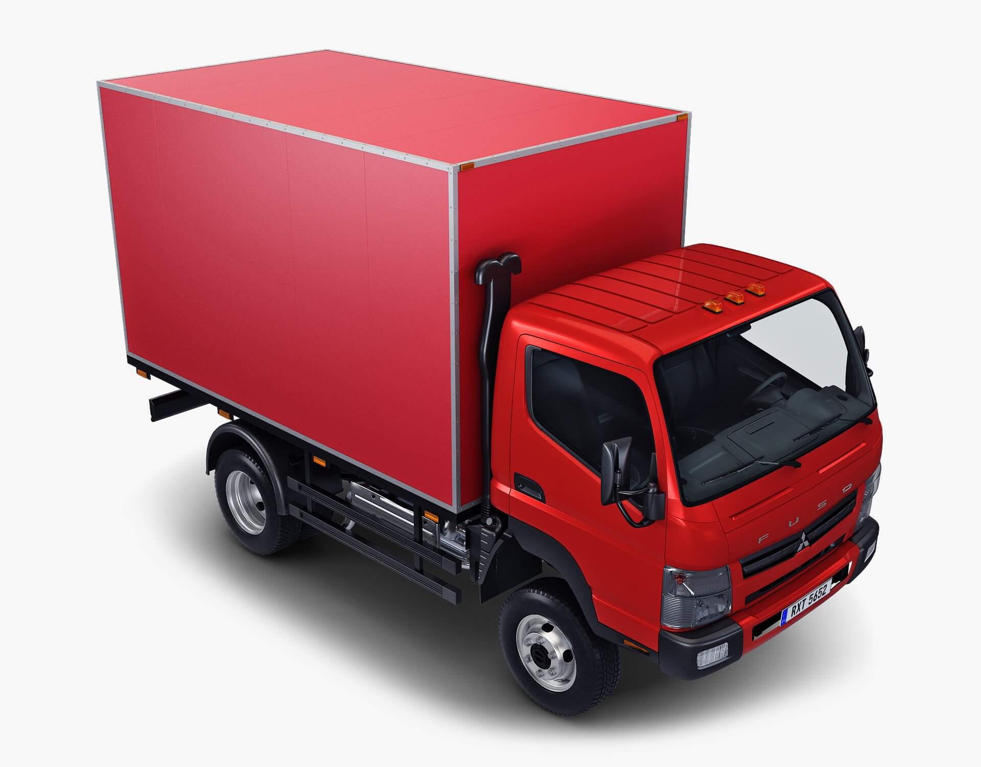 Mitsubishi Fuso Canter 4x4 Box 2016 - 3D Model by Zurel