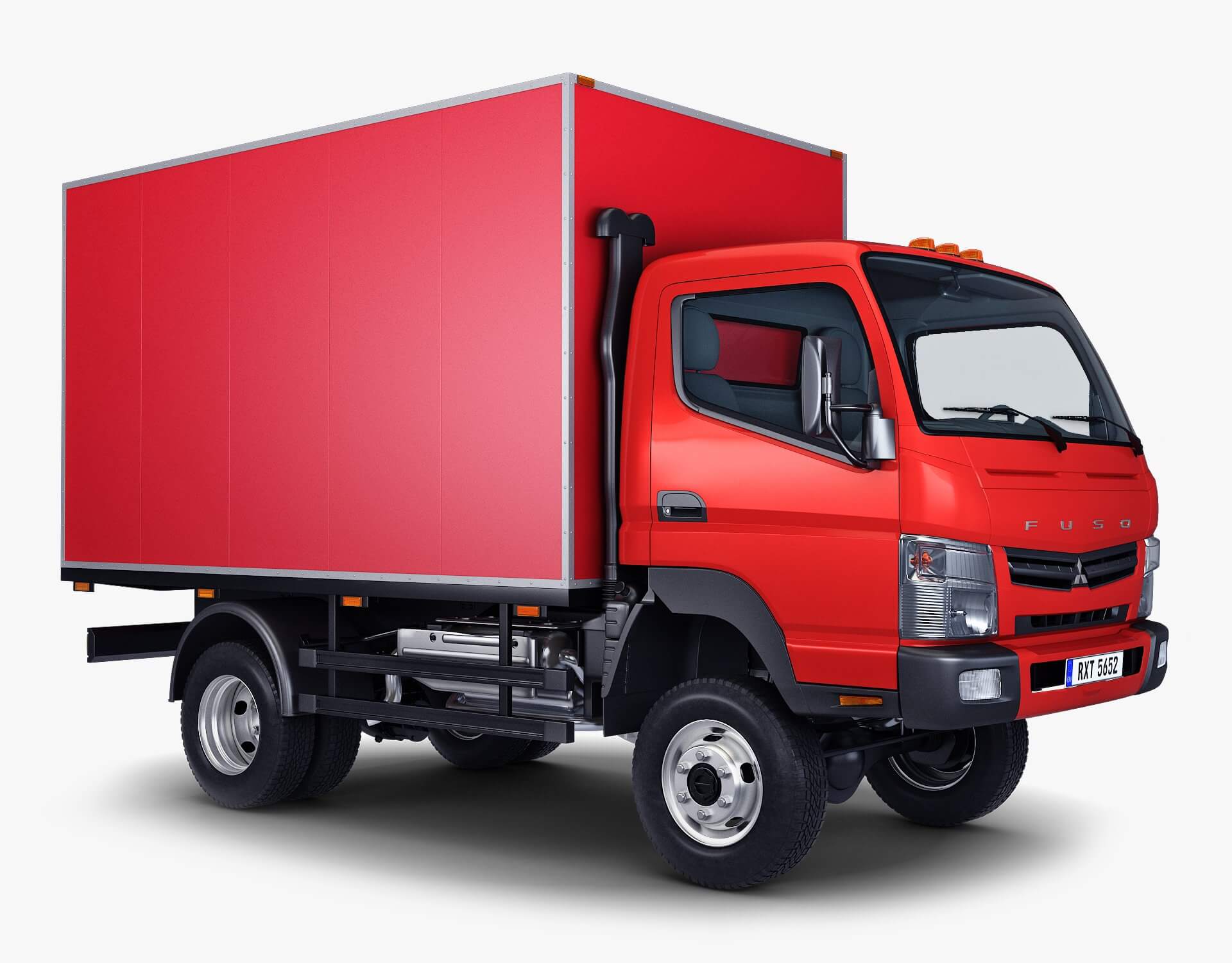 Mitsubishi Fuso Canter 4x4 Box 2016 - 3D Model by Zurel