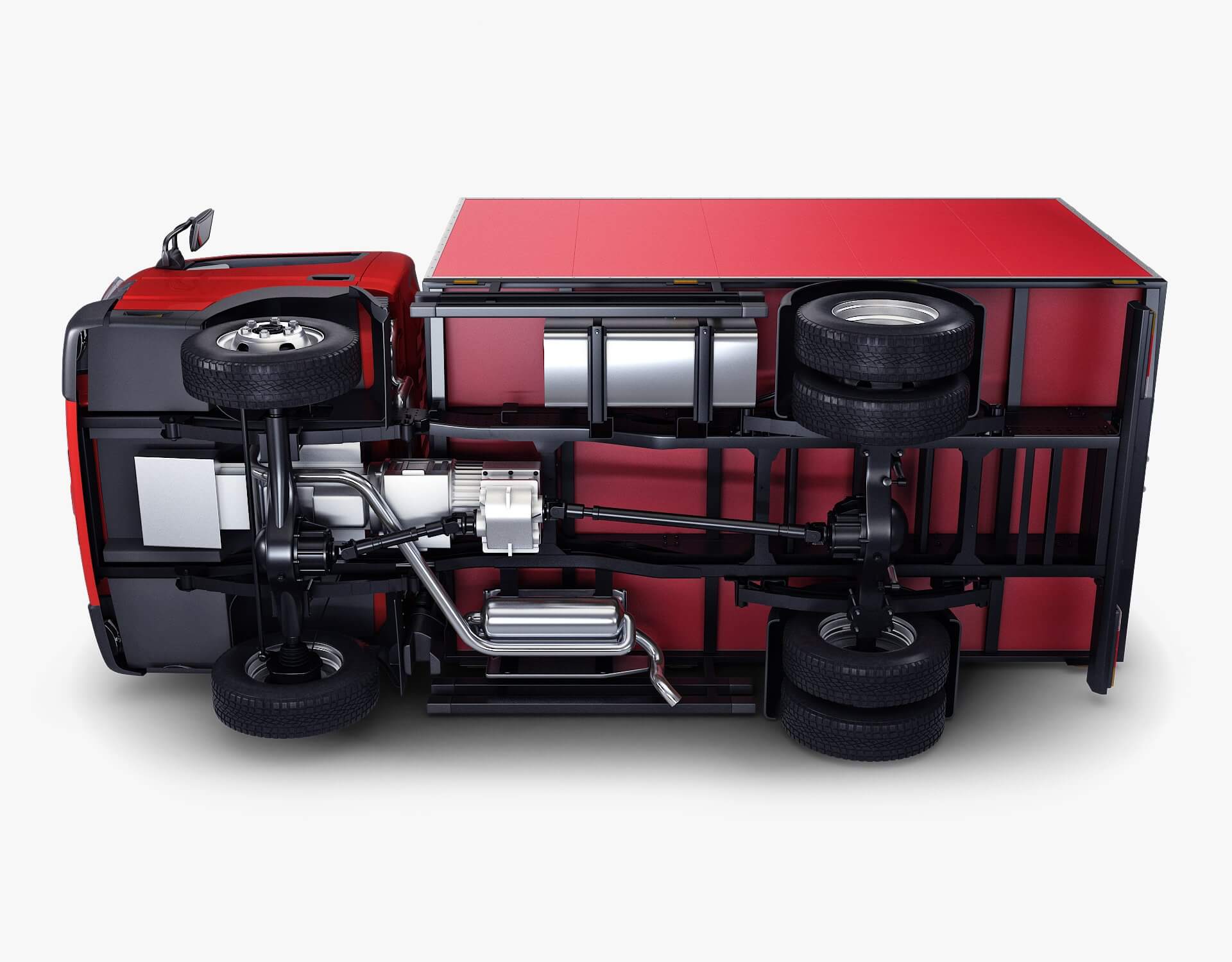 Mitsubishi Fuso Canter 4x4 Box 2016 - 3D Model by Zurel