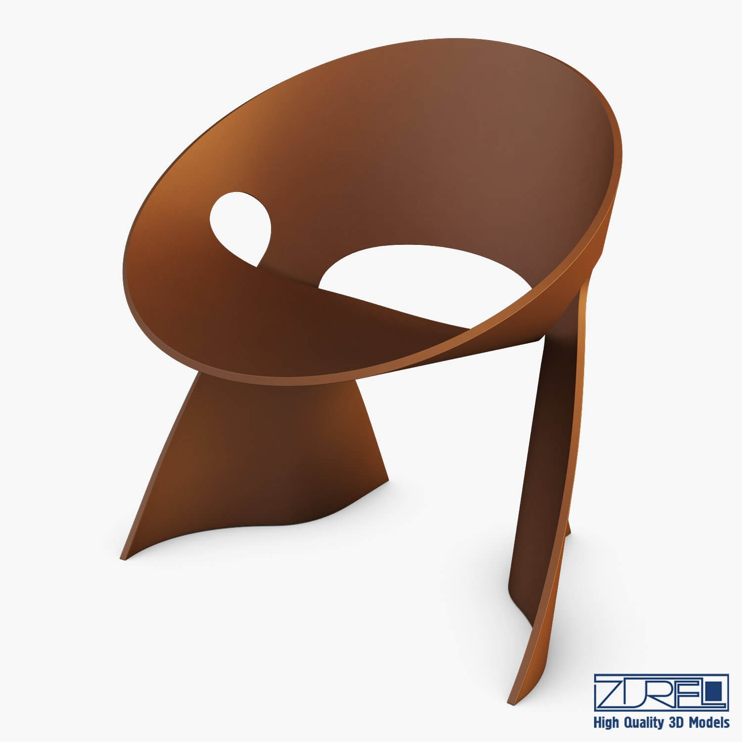 Mobius Chair Frans Schrofer - 3D Model by Zurel