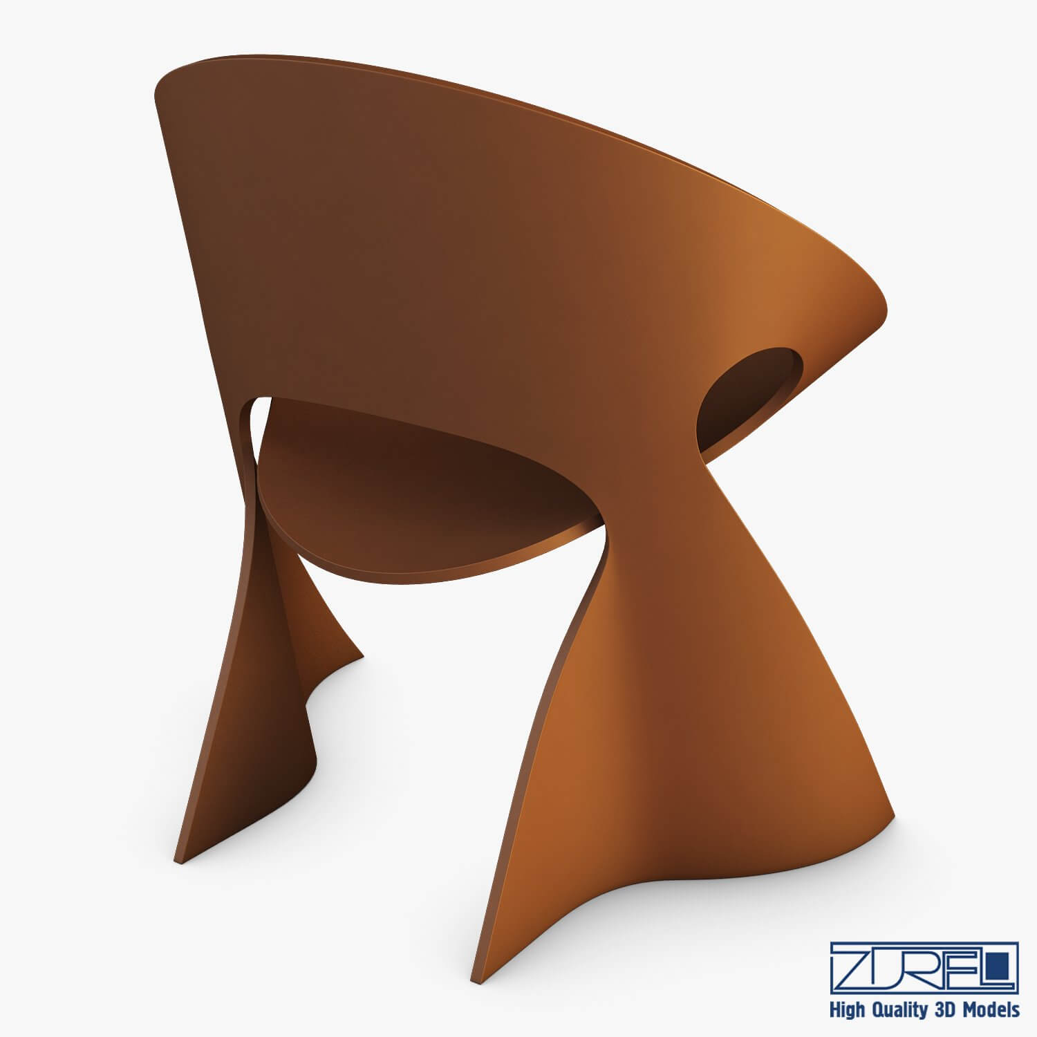 Mobius Chair Frans Schrofer - 3D Model by Zurel