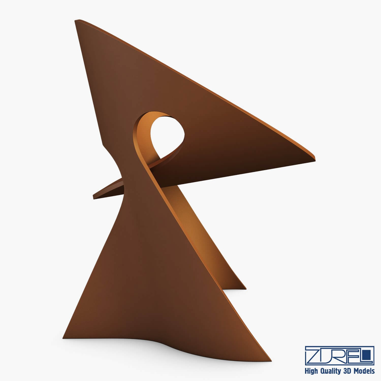 Mobius Chair Frans Schrofer - 3D Model by Zurel