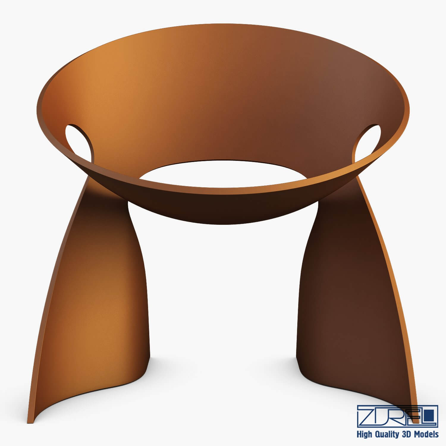 Mobius Chair Frans Schrofer - 3D Model by Zurel