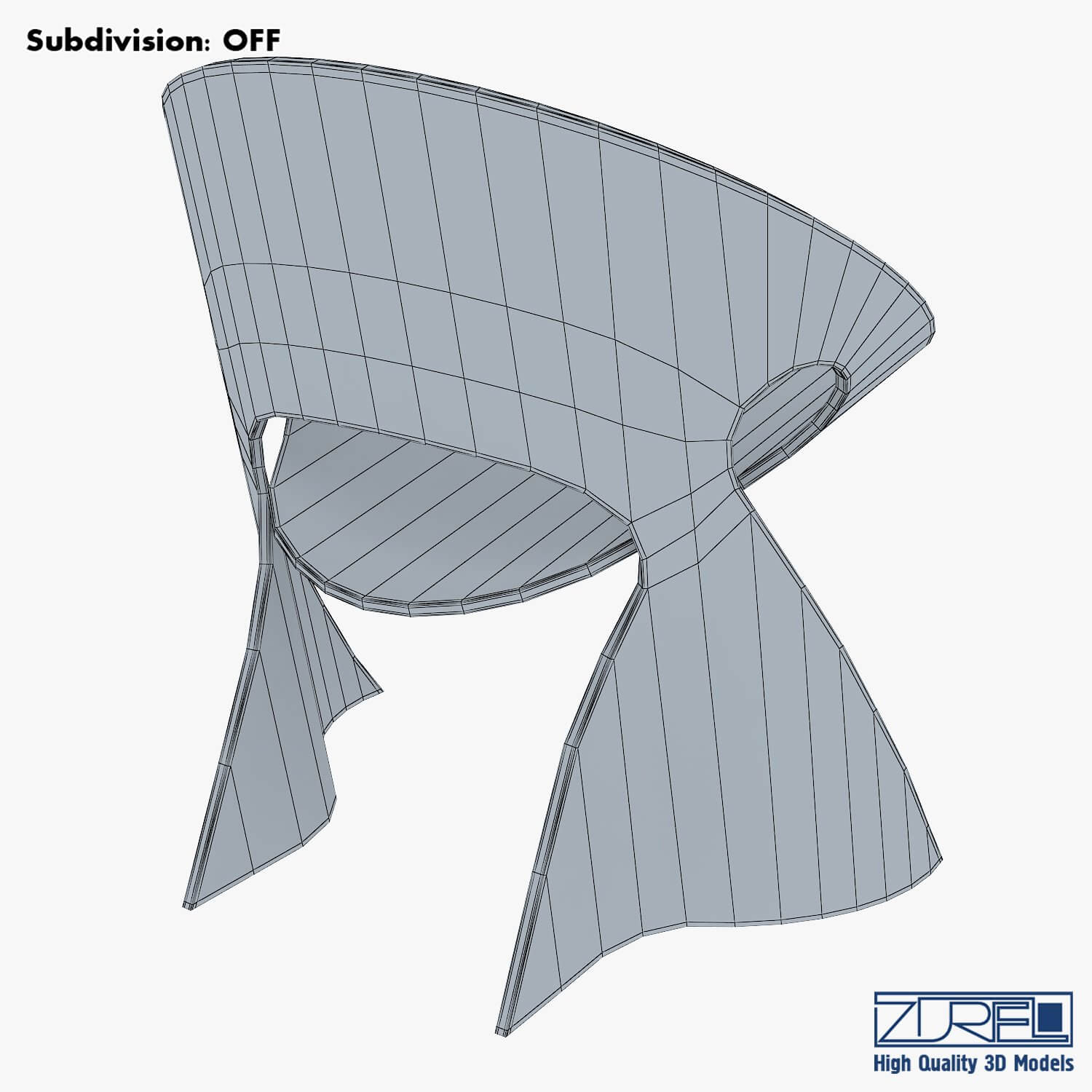 Mobius Chair Frans Schrofer - 3D Model by Zurel