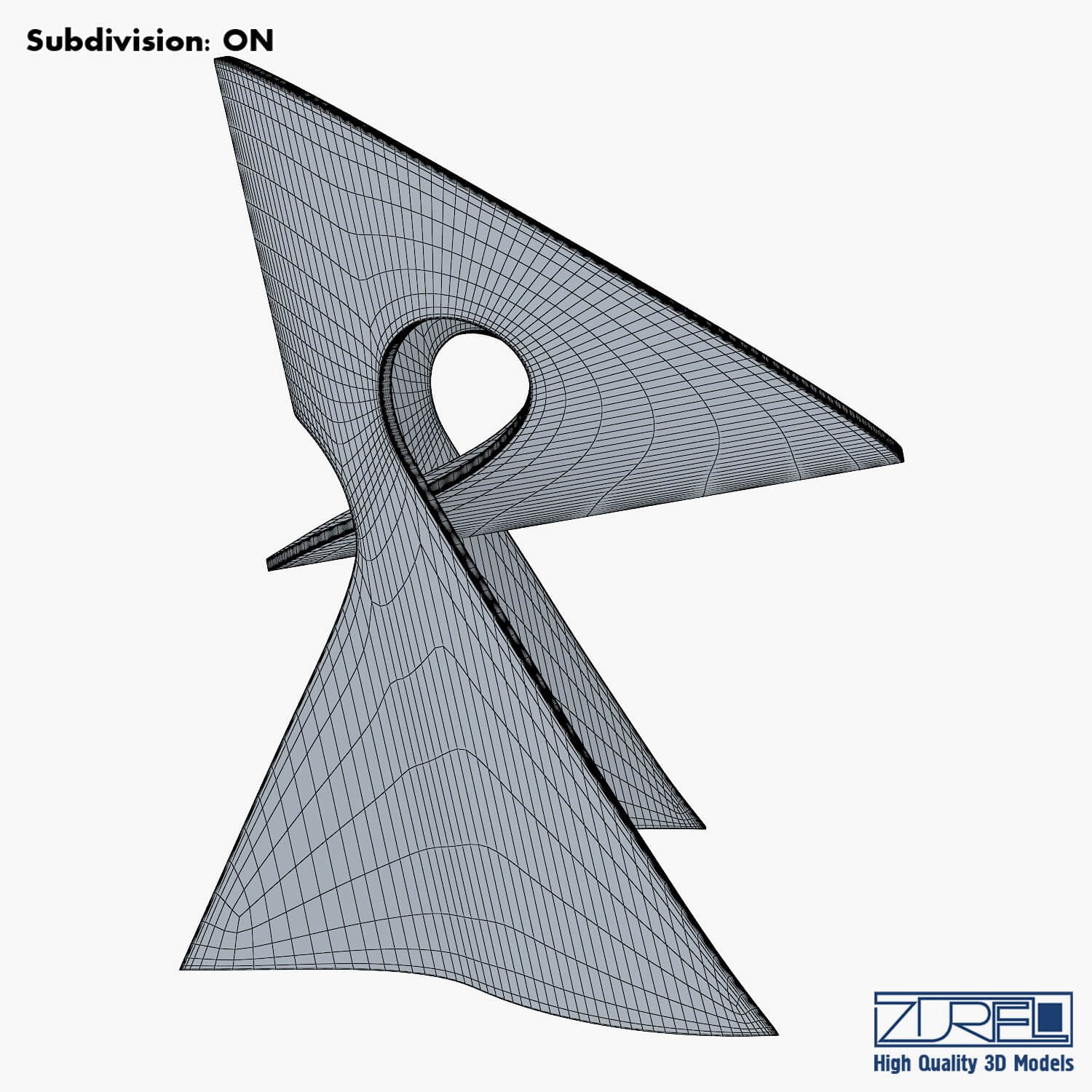 Mobius Chair Frans Schrofer - 3D Model by Zurel