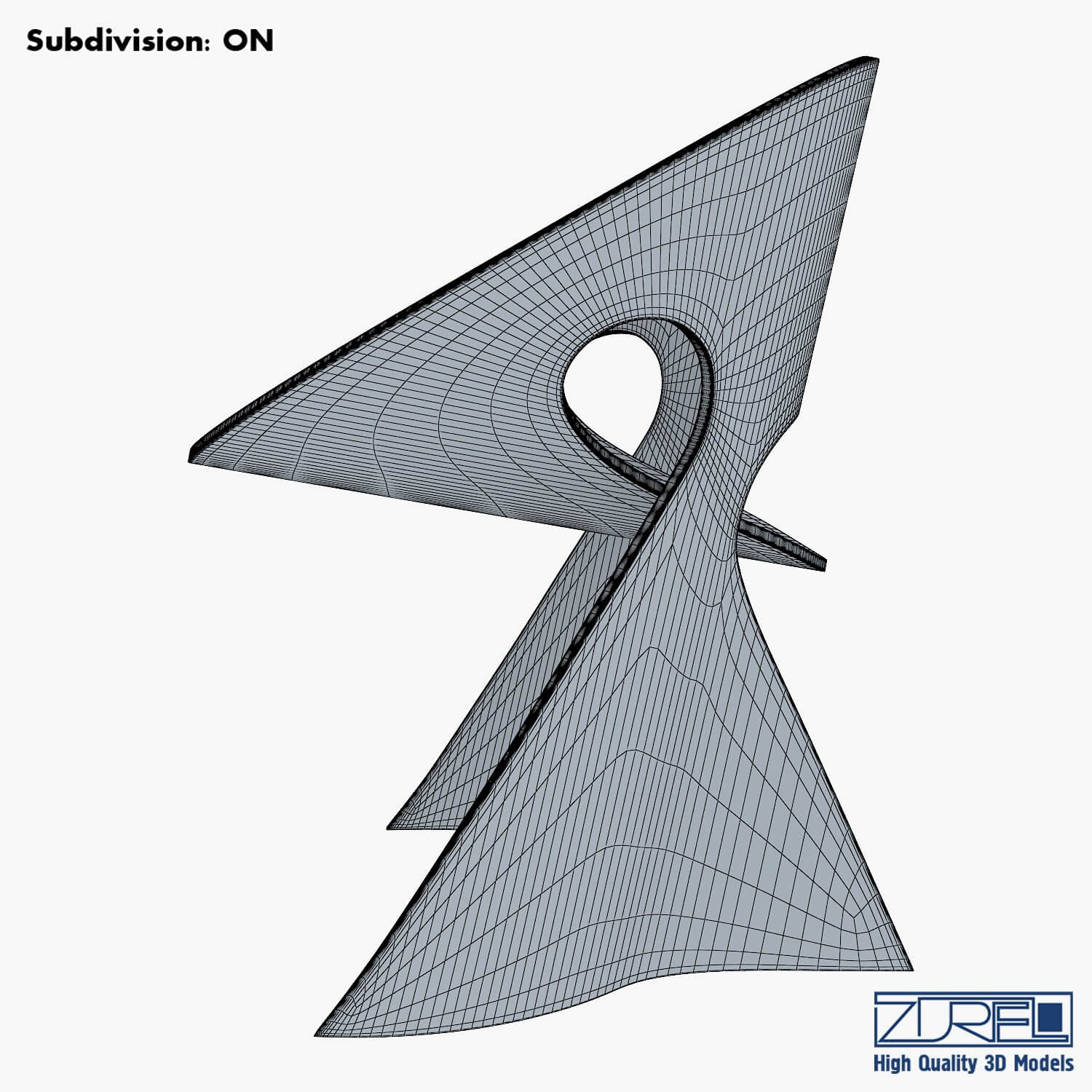 Mobius Chair Frans Schrofer - 3D Model by Zurel