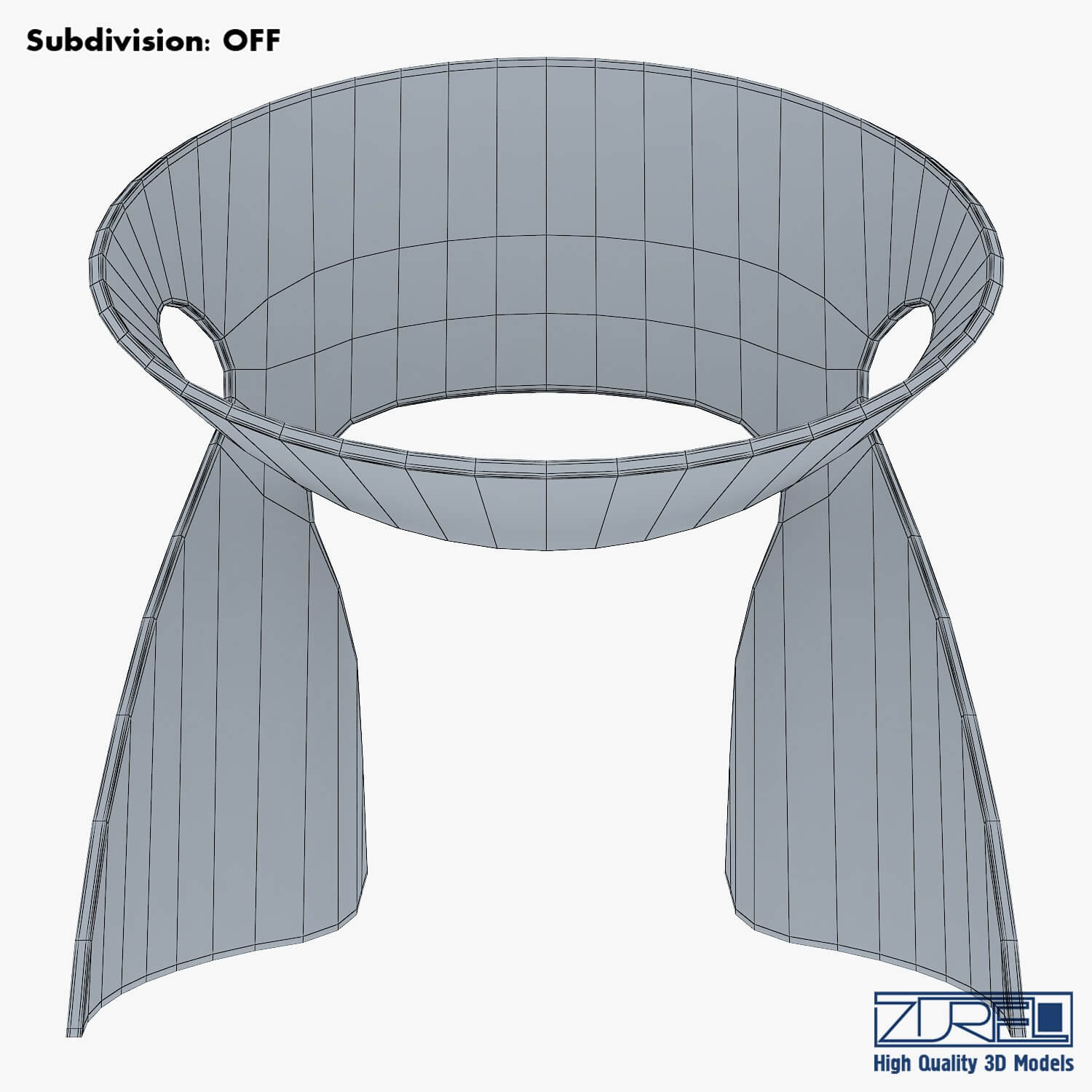 Mobius Chair Frans Schrofer - 3D Model by Zurel