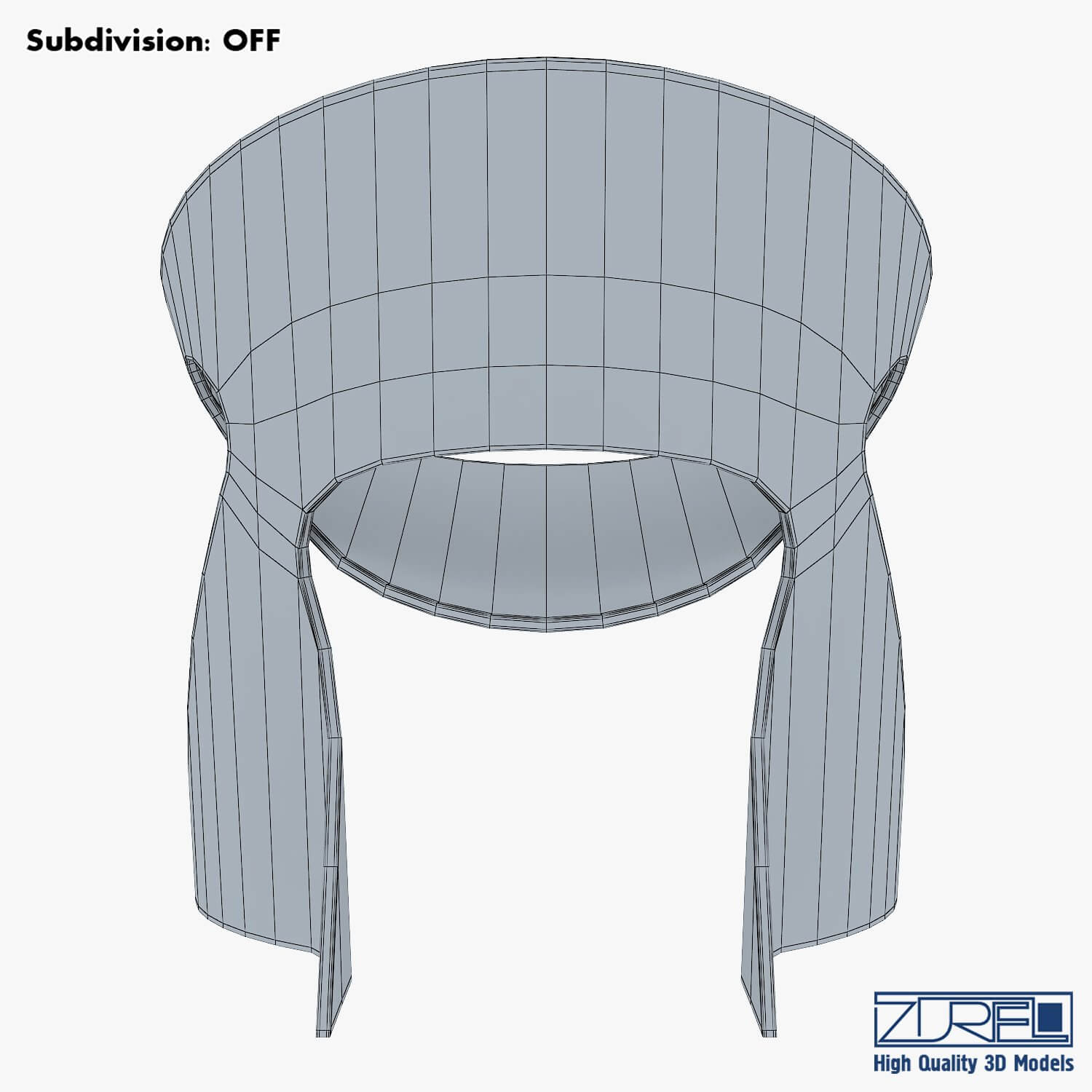 Mobius Chair Frans Schrofer - 3D Model by Zurel