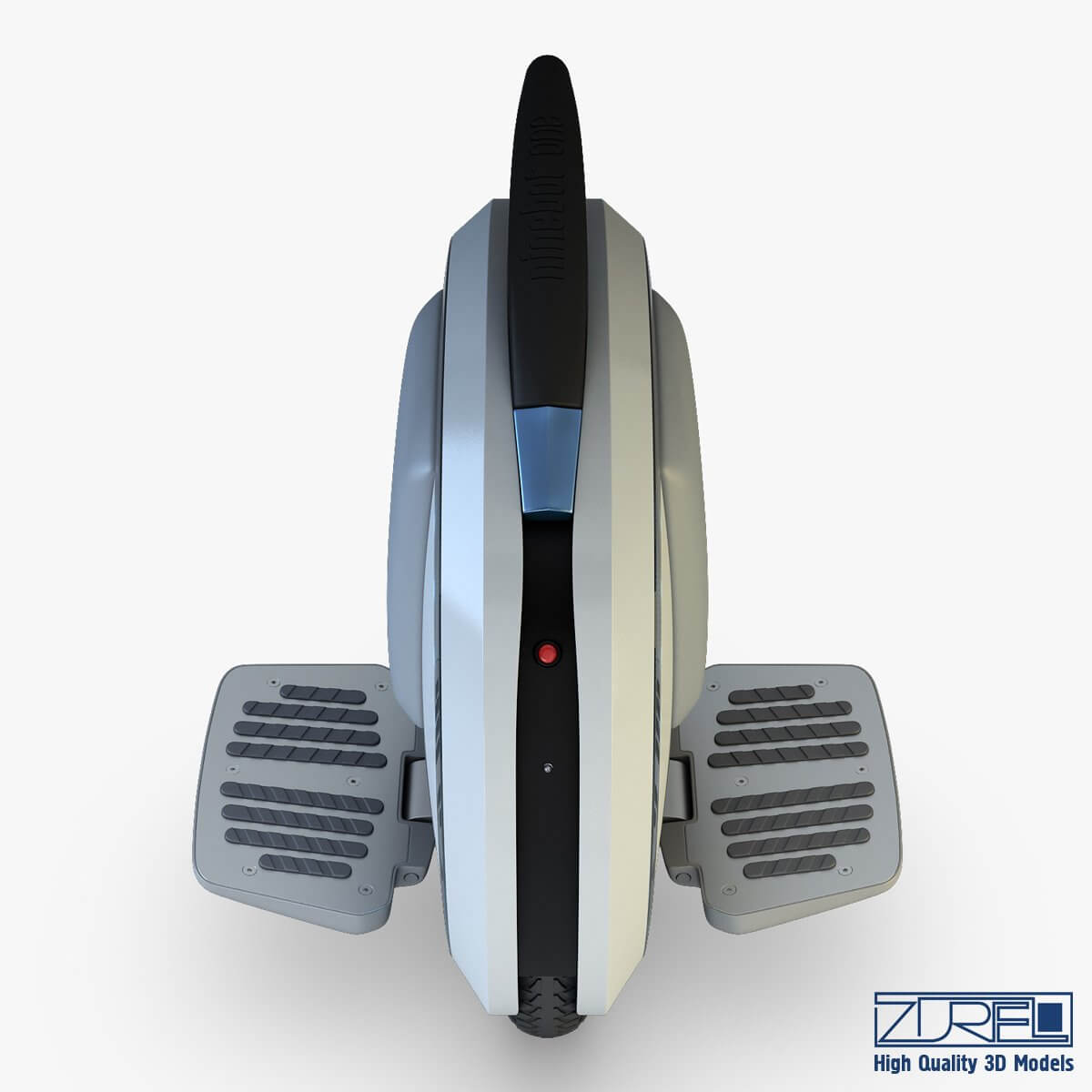 Ninebot One White - 3D Model by Zurel