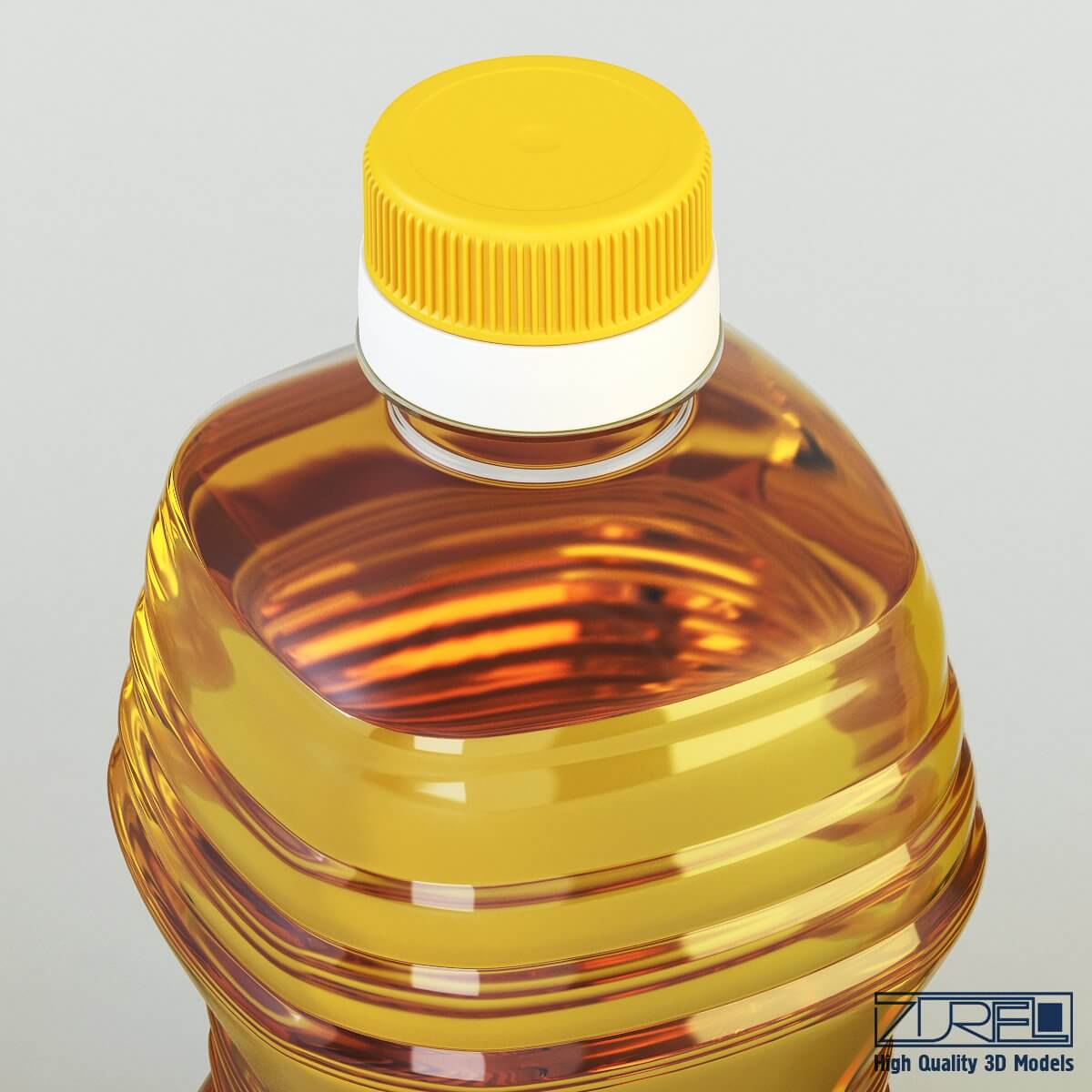 Oil Bottle 2 Liter - 3D Model by Zurel