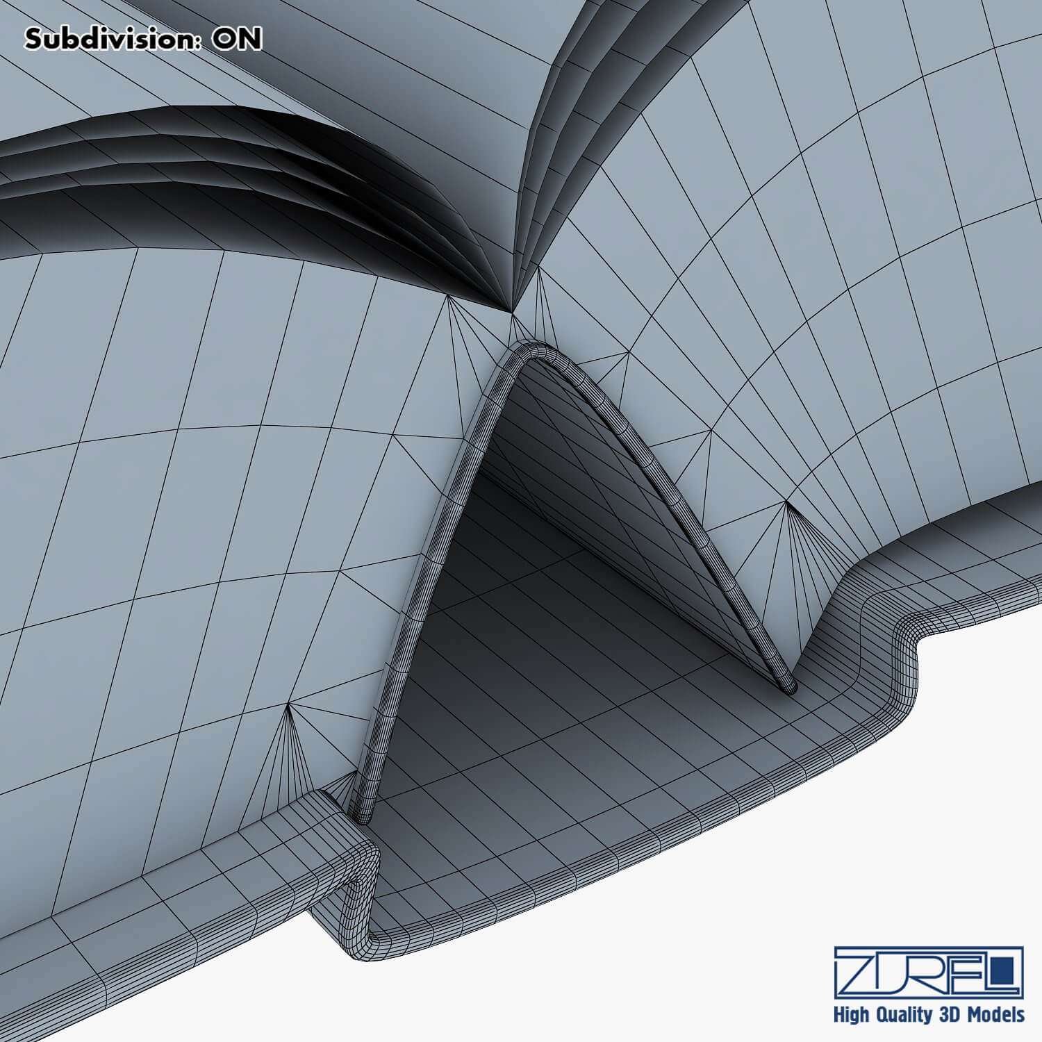 Open Book V 1 - 3D Model by Zurel