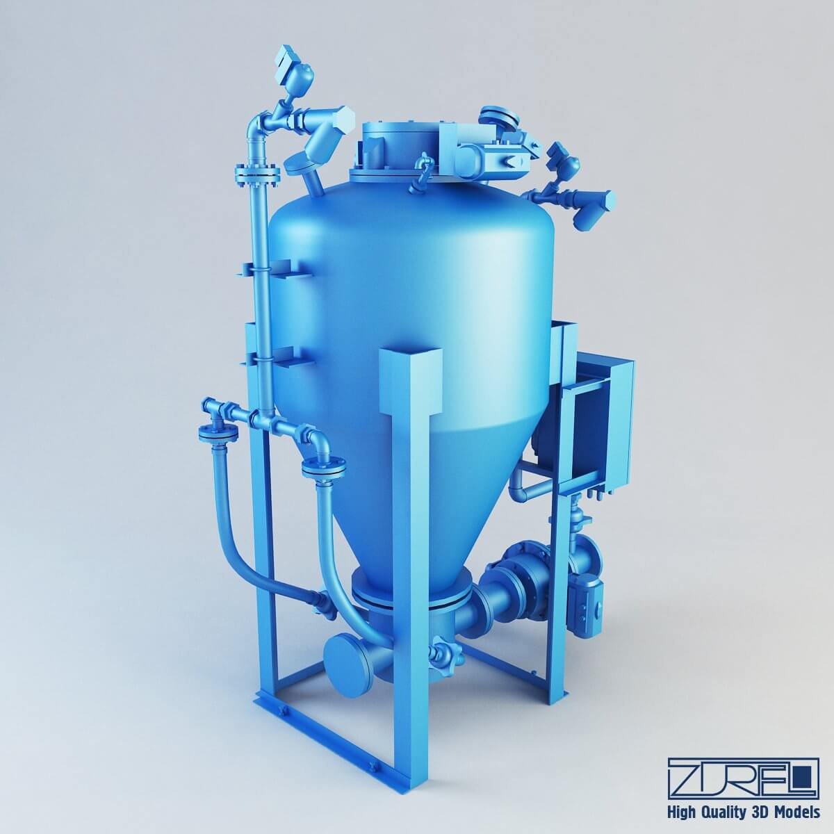 Outlet Conical Pump - 3D Model by Zurel