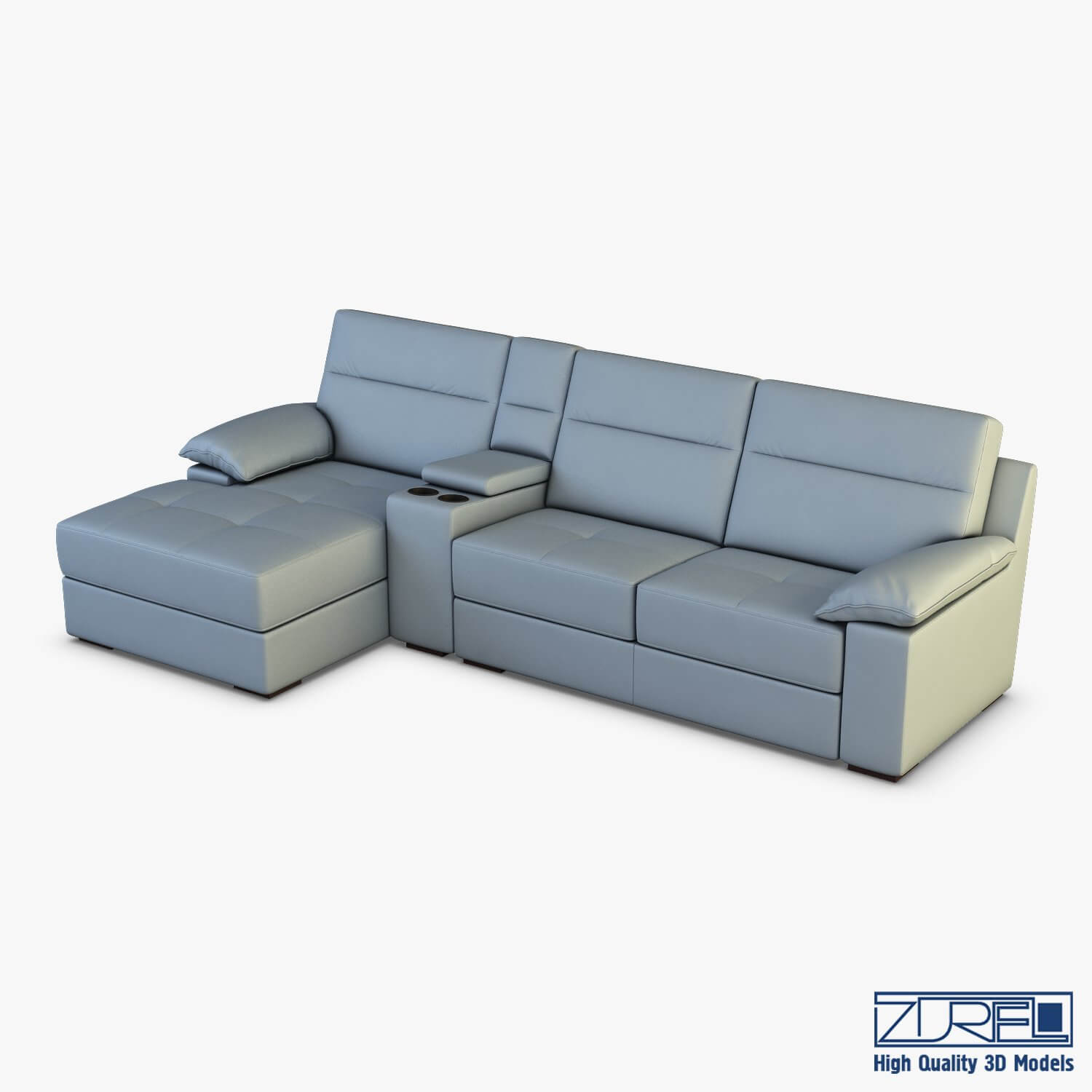 Oviso Sofa - 3D Model by Zurel