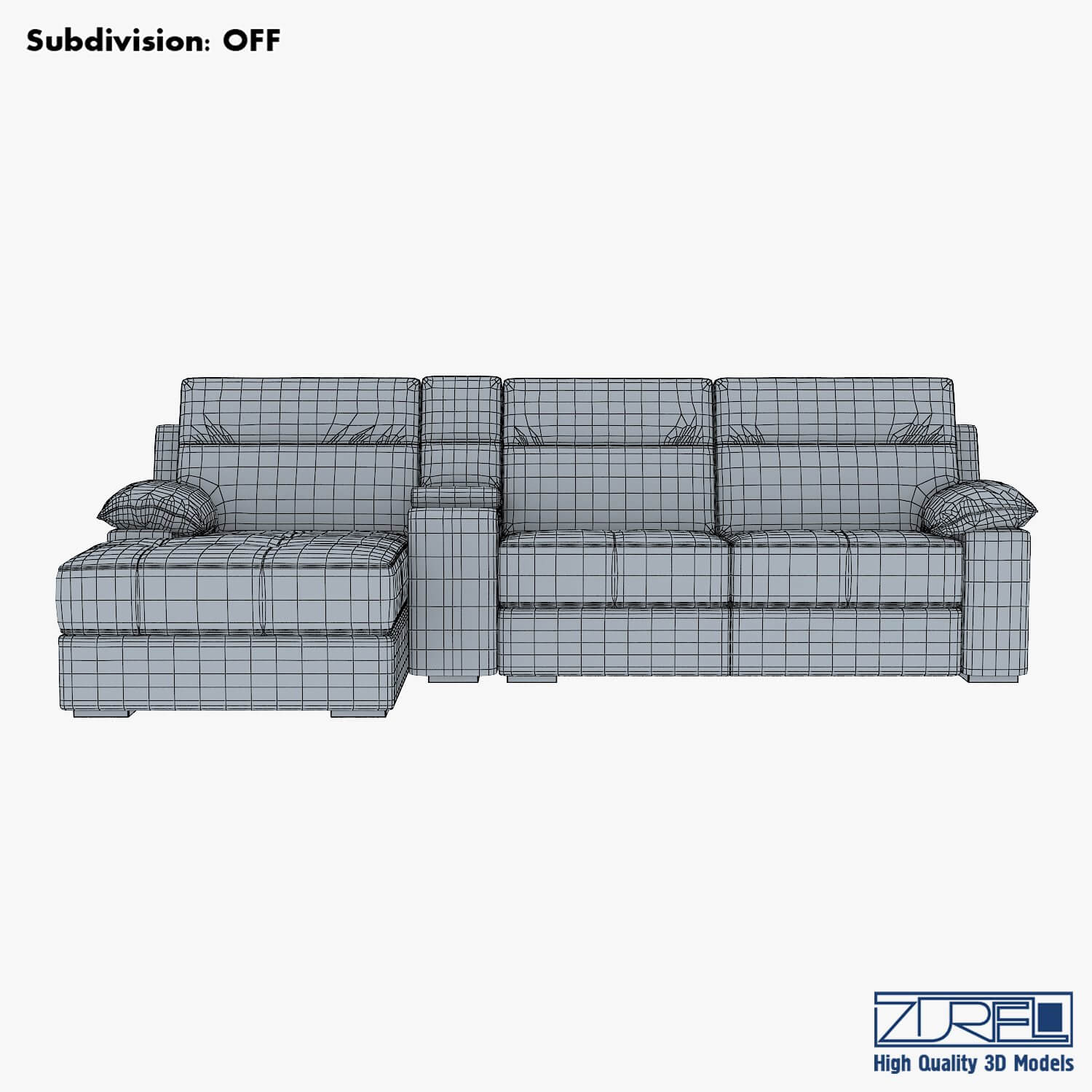Oviso Sofa - 3D Model by Zurel