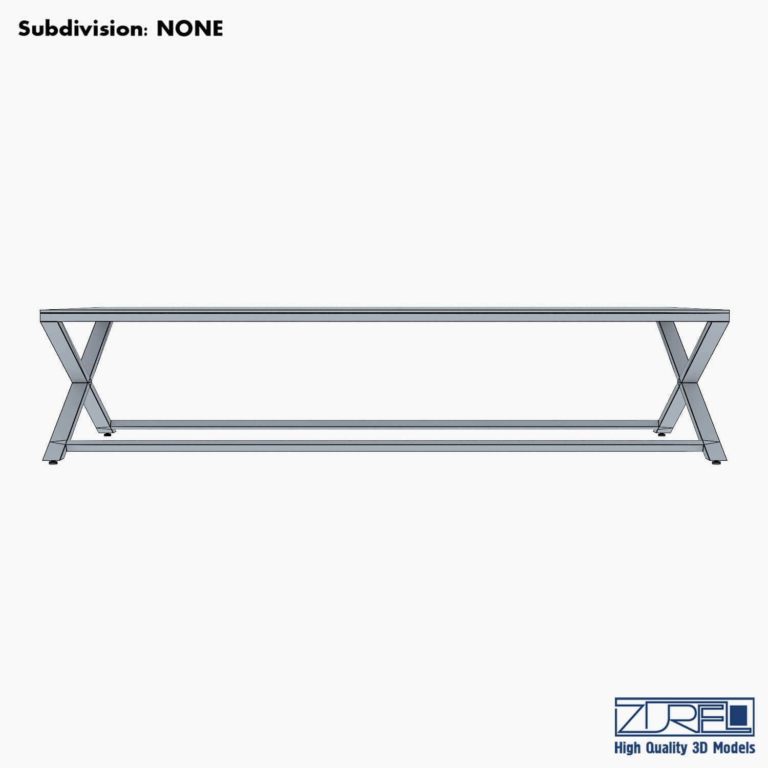 Oxo Coffee Table - 3D Model by Zurel