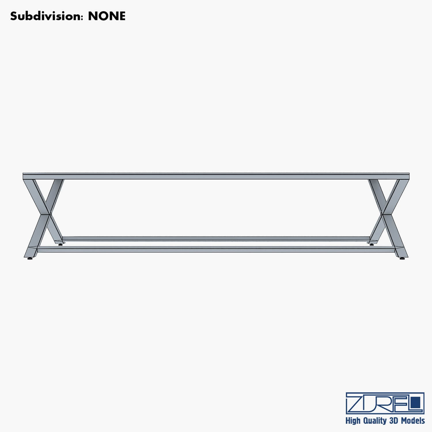 Oxo Coffee Table - 3D Model by Zurel