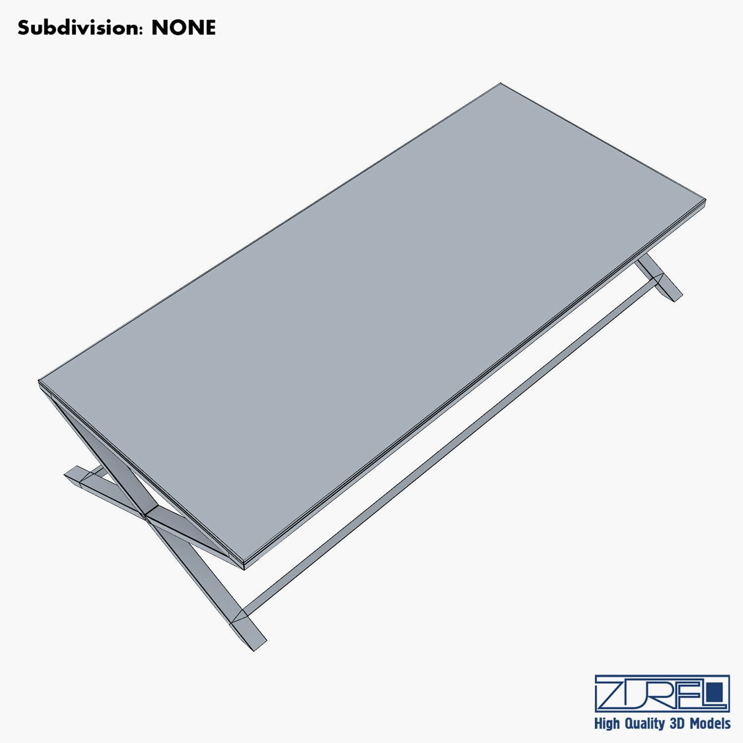 Oxo Coffee Table - 3D Model by Zurel