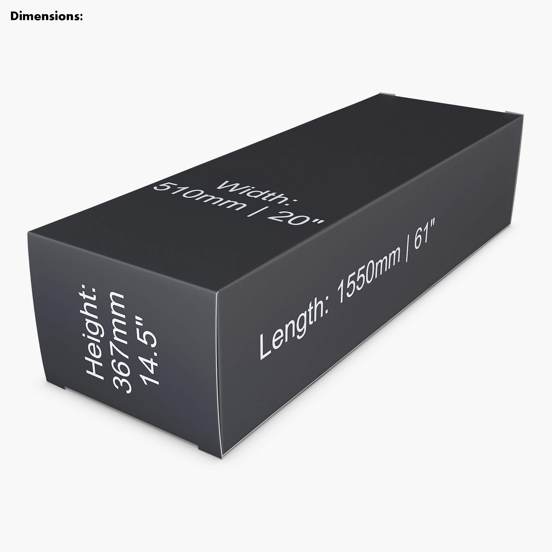 Package Cardboard Box M 1 - 3D Model by Zurel