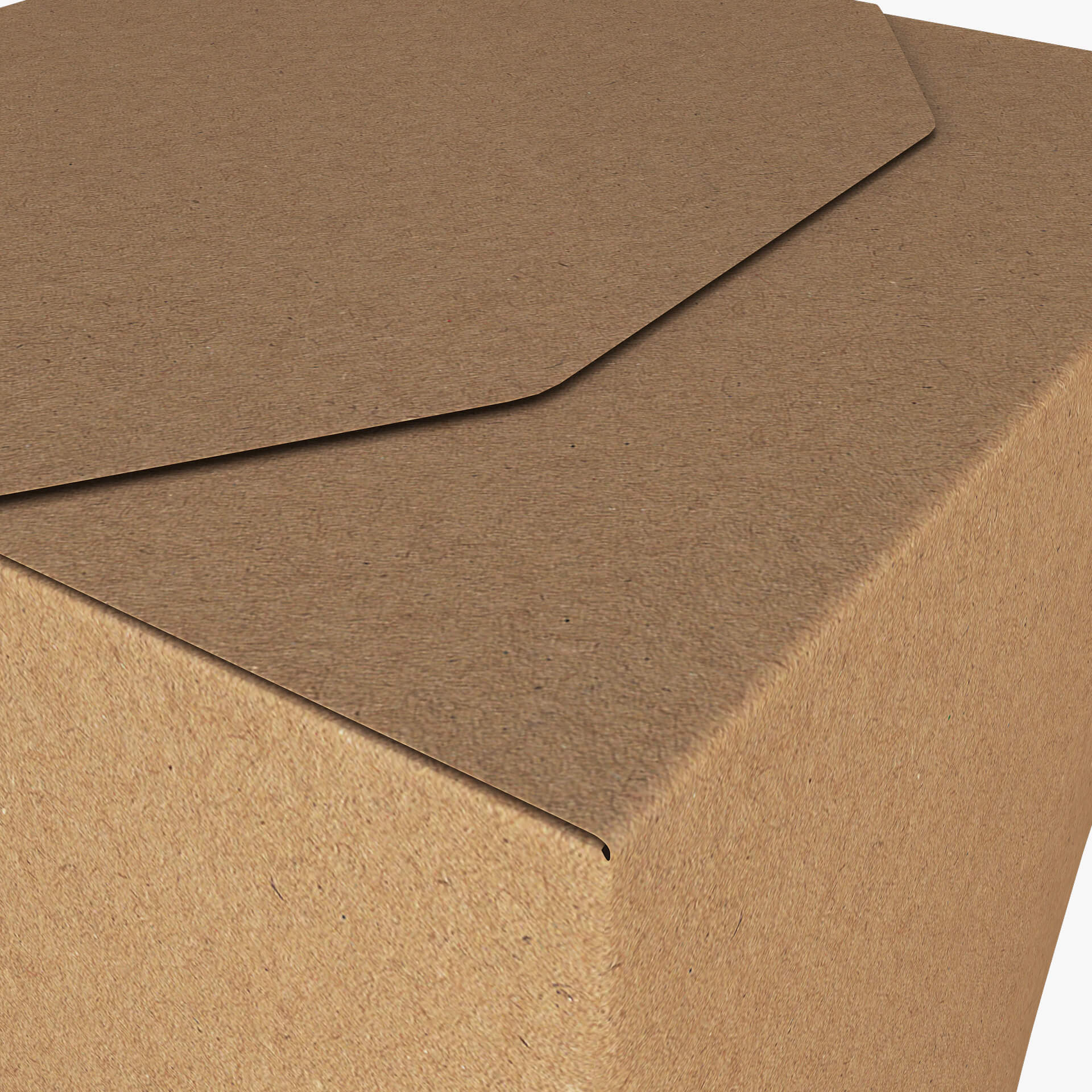 Package Cardboard Box M 6 - 3D Model by Zurel
