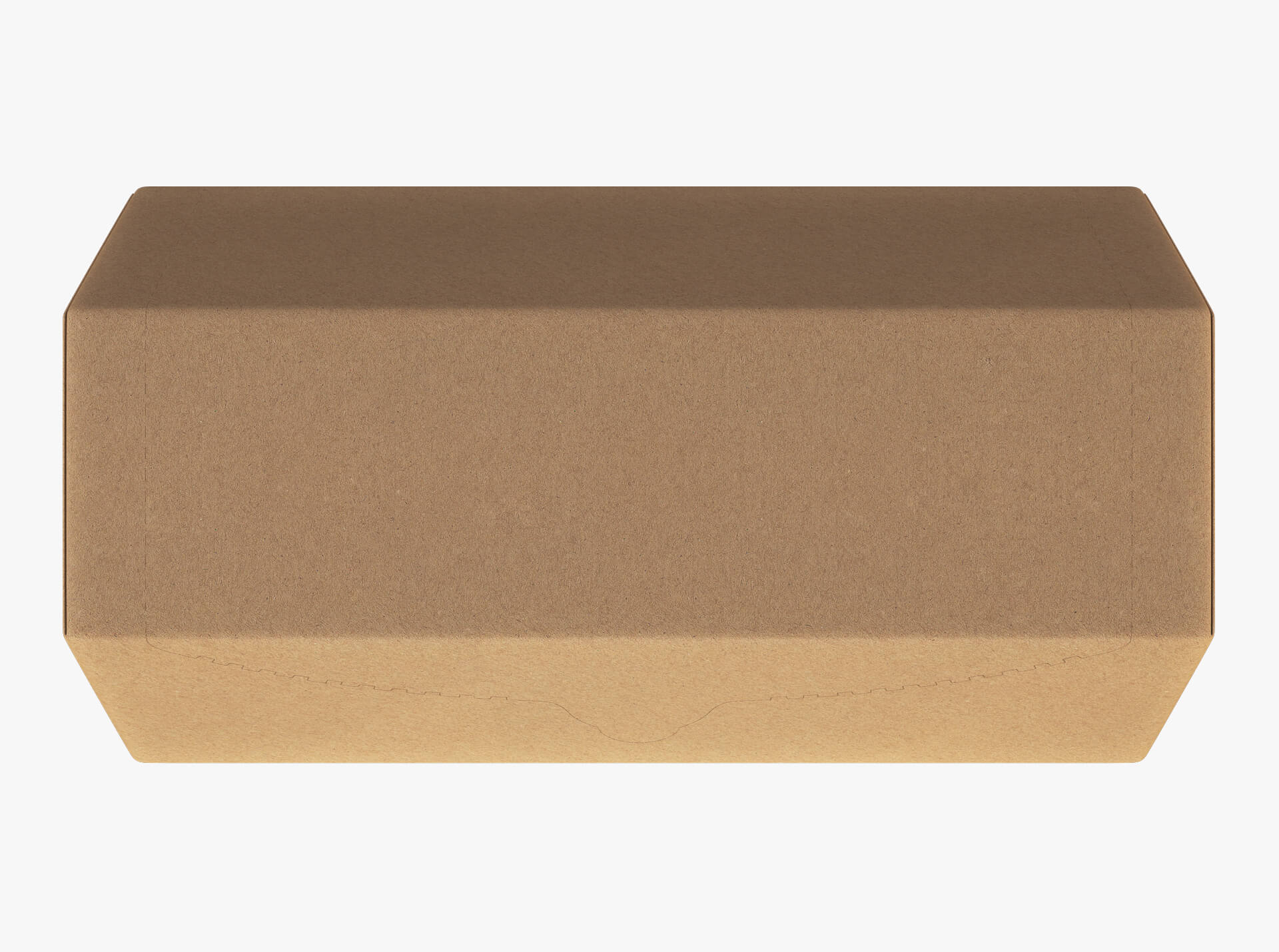 Package Cardboard Hexagon Box M 1 - 3D Model by Zurel