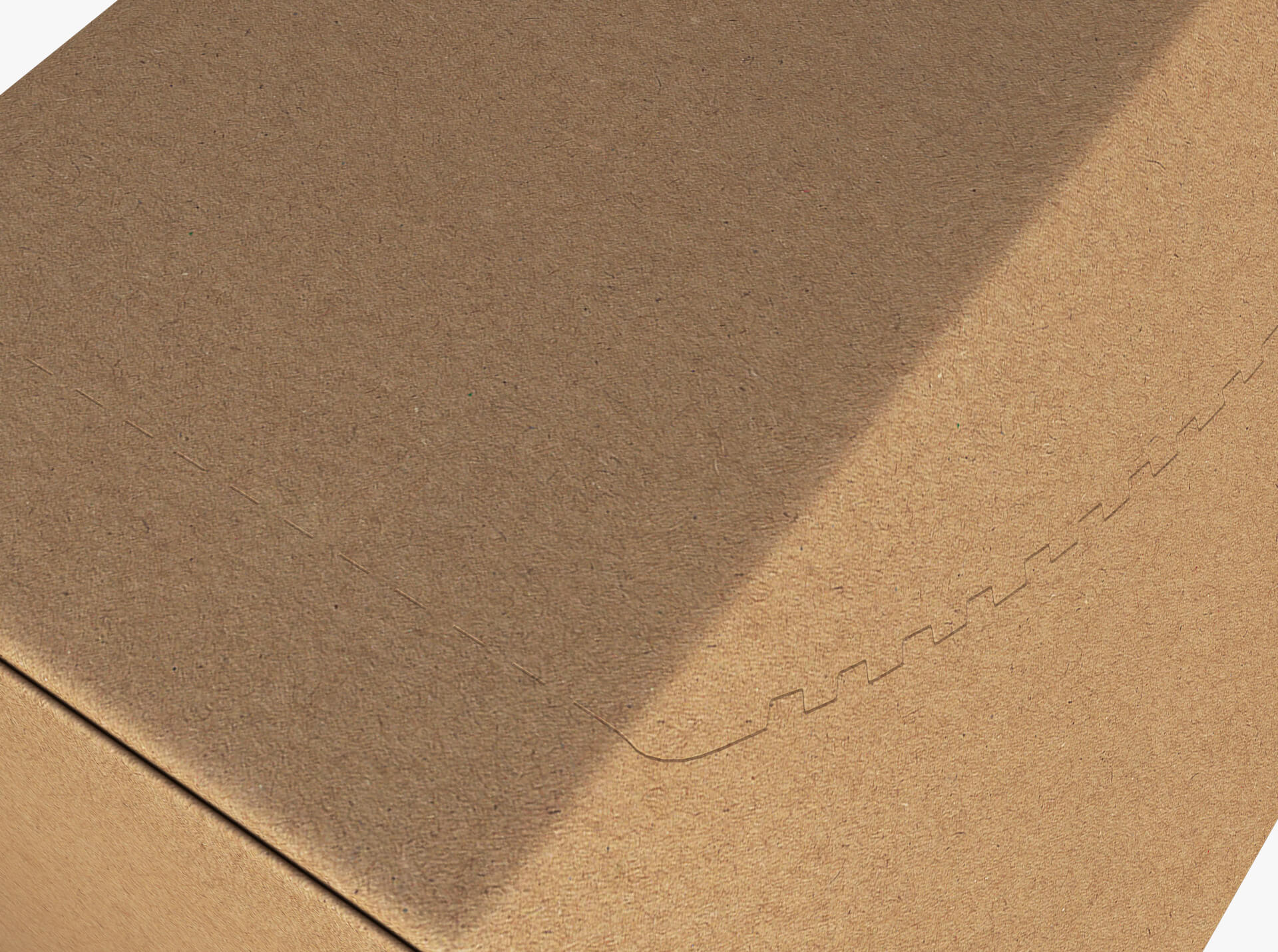 Package Cardboard Hexagon Box M 1 - 3D Model by Zurel