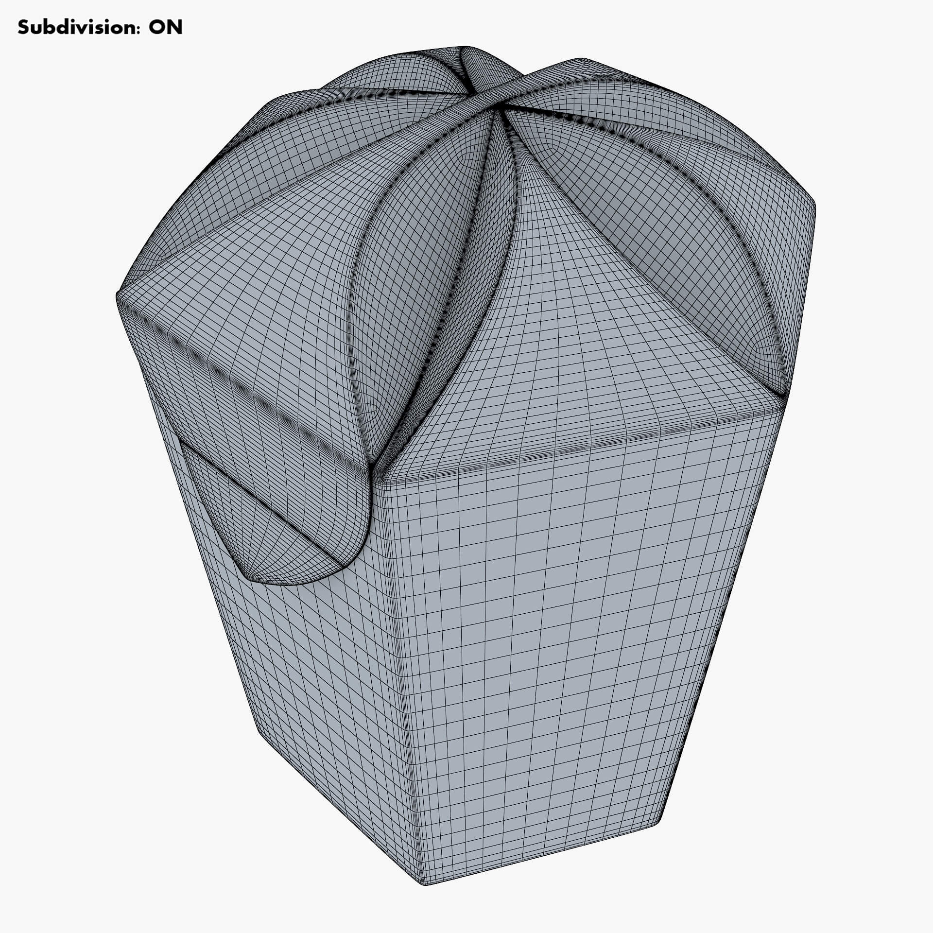 Package Cardboard Hexagon Petal Box M 1 - 3D Model by Zurel
