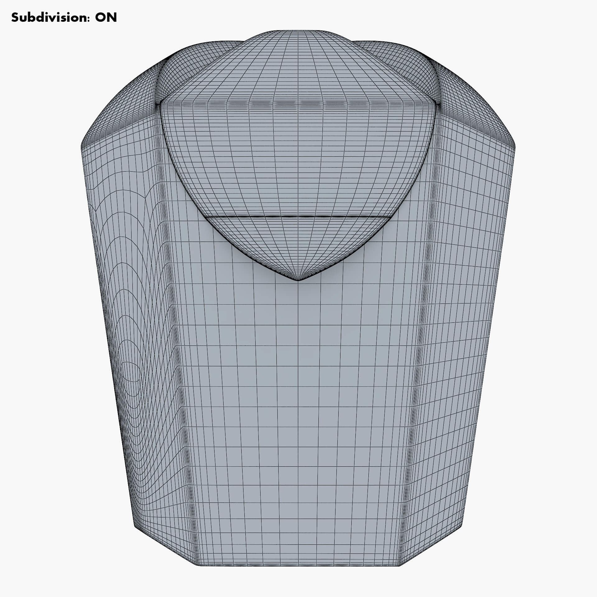 Package Cardboard Hexagon Petal Box M 1 - 3D Model by Zurel