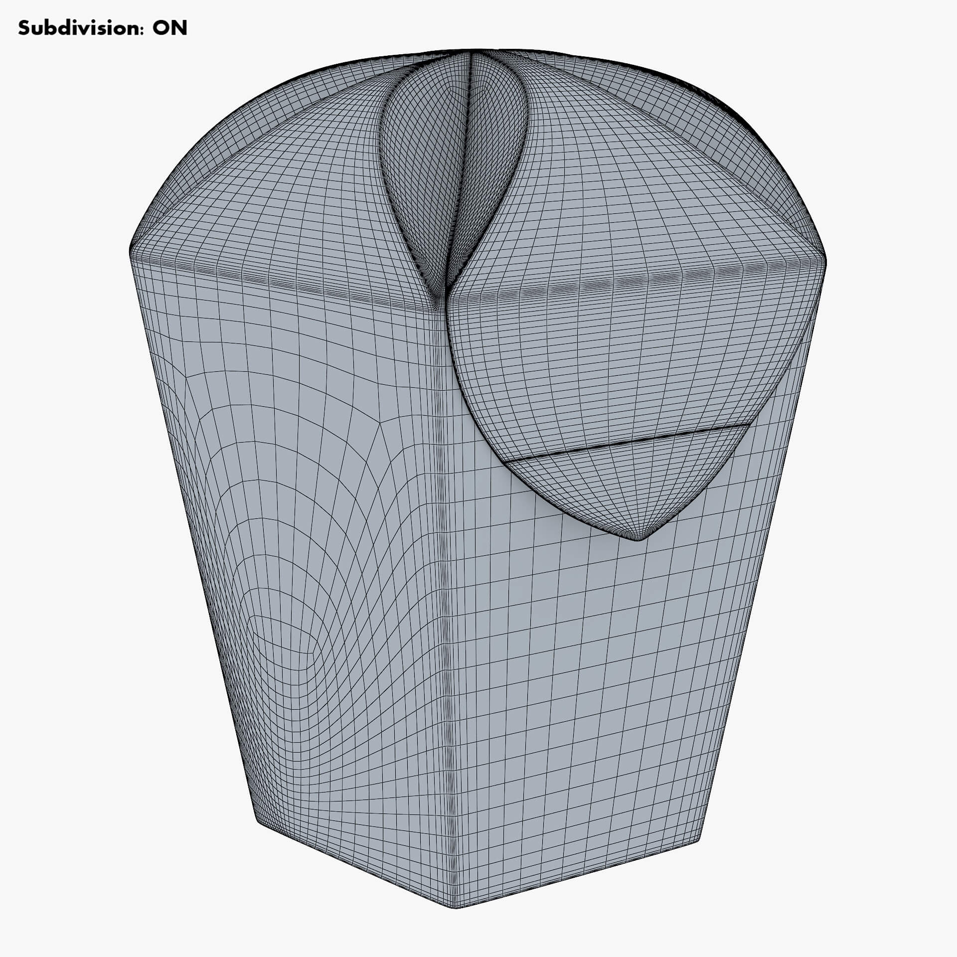 Package Cardboard Hexagon Petal Box M 1 - 3D Model by Zurel