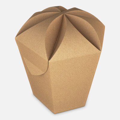 Package Cardboard Hexagon Petal Box M 1 - 3D Model by Zurel
