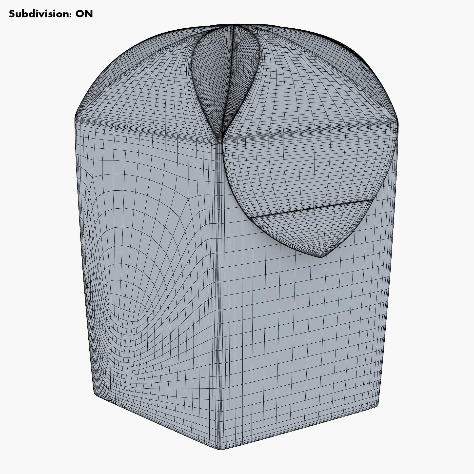 Package Cardboard Hexagon Petal Box M 2 - 3D Model by Zurel
