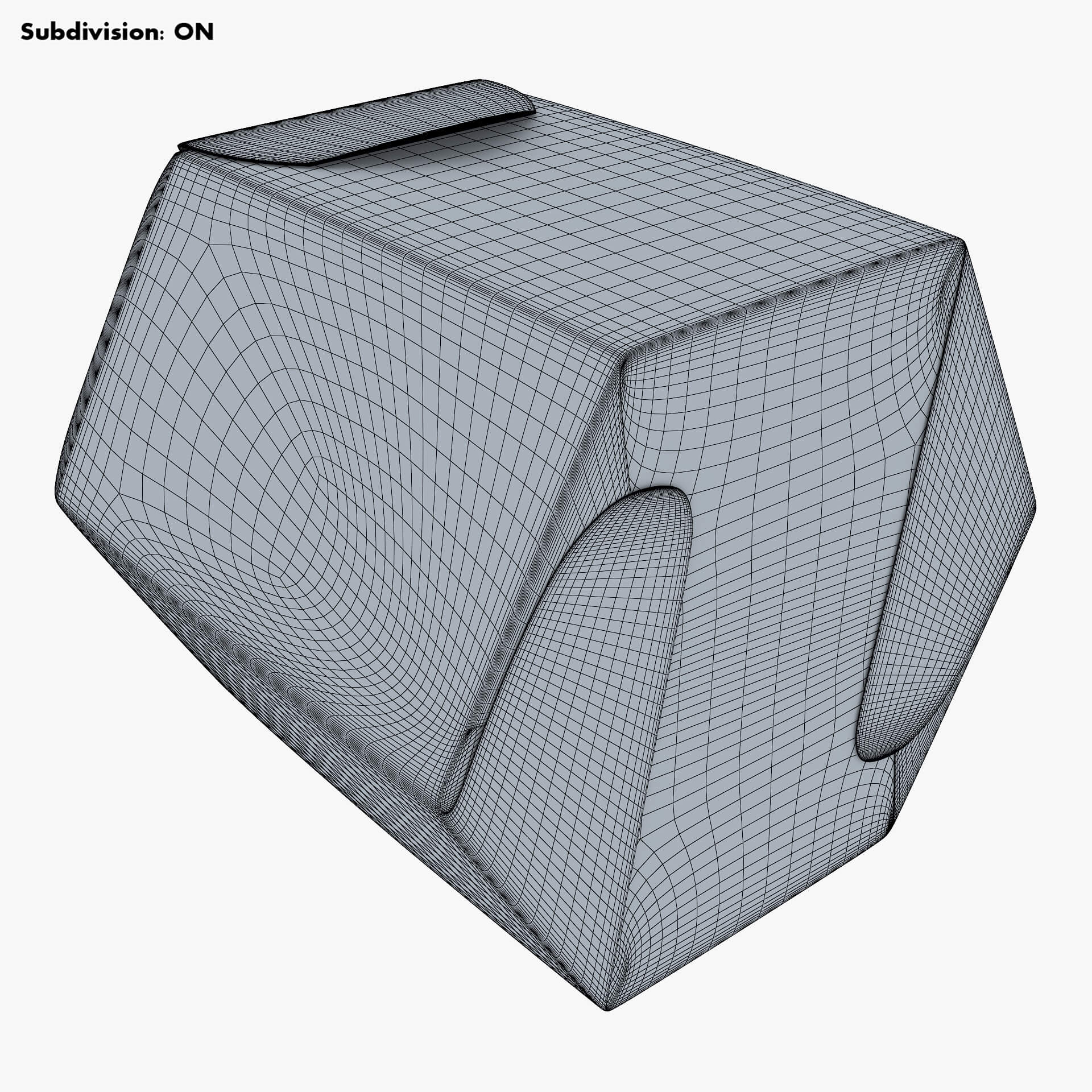 Package Cardboard Hexagon Petal Box M 2 - 3D Model by Zurel